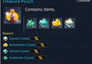 1000 Treasure pouches, no video | Scrolller