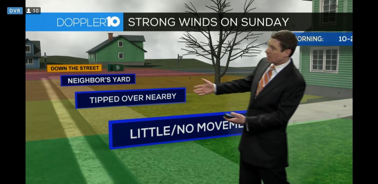 10TV really dumbs it down for you with their trash can forecast | Scrolller