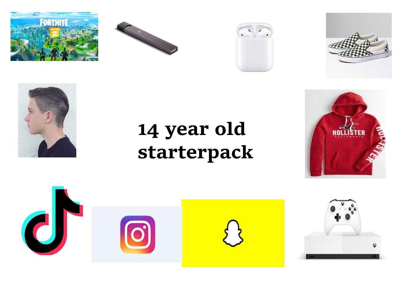 14 year old starter pack | Scrolller