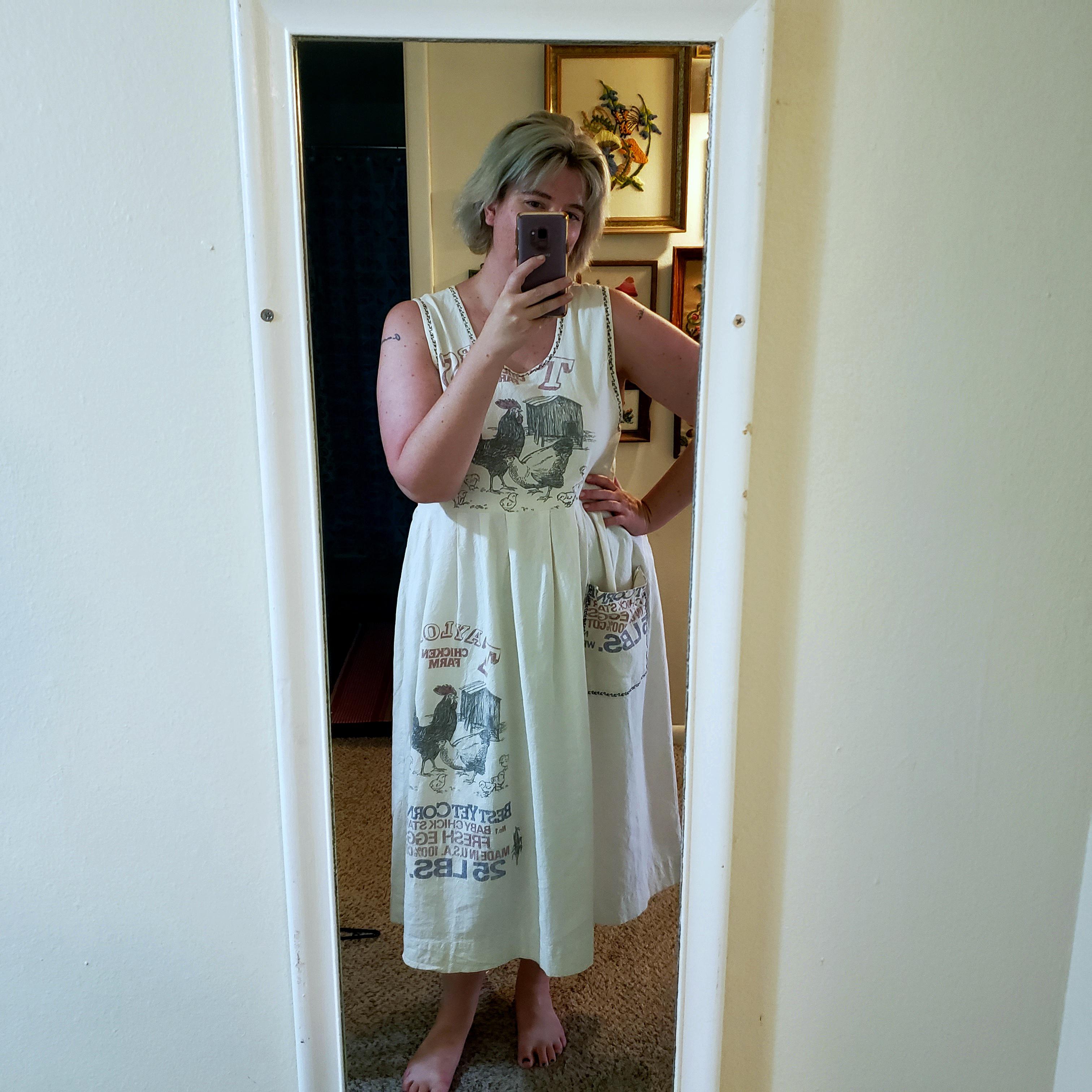 1930s flour-sack dress for a scorching hot Labor Day Lazy Sunday ...