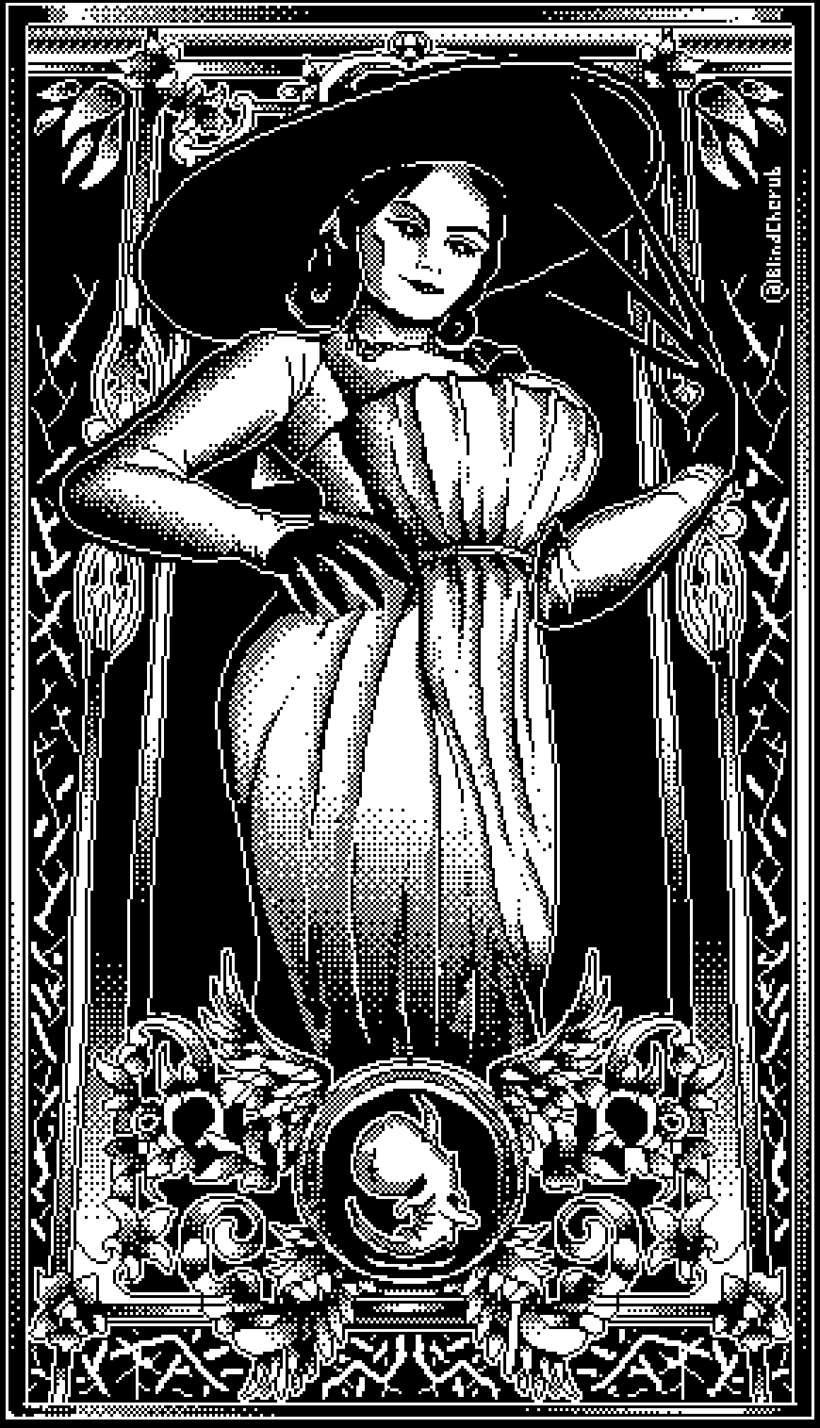 1Bit pixel art by me | Scrolller