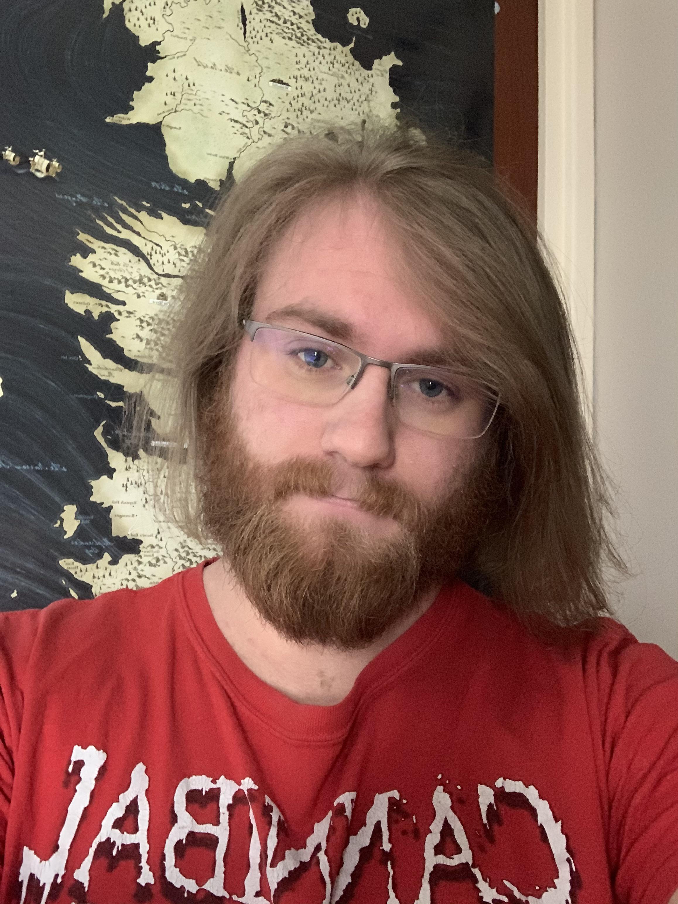 (20) Saw lockdown as a chance to grow out my hair and beard for the first time. | Scrolller