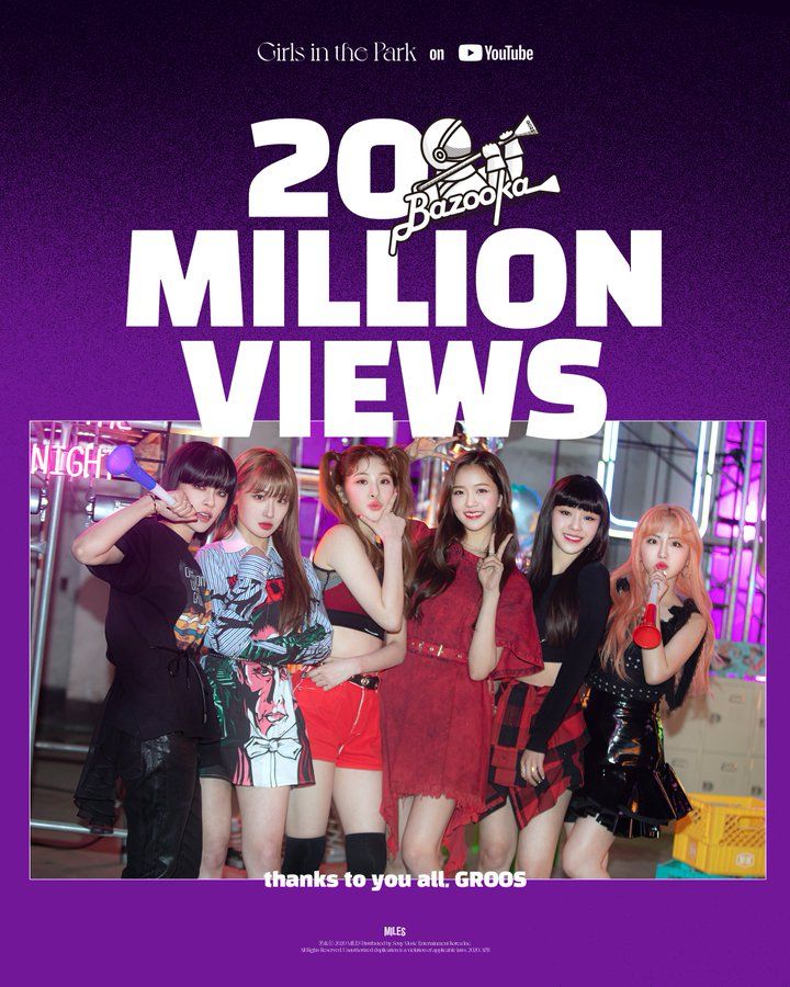200506 - GWSN Twitter Update - Bazooka! MV Passes 20 Million Views! | Scrolller