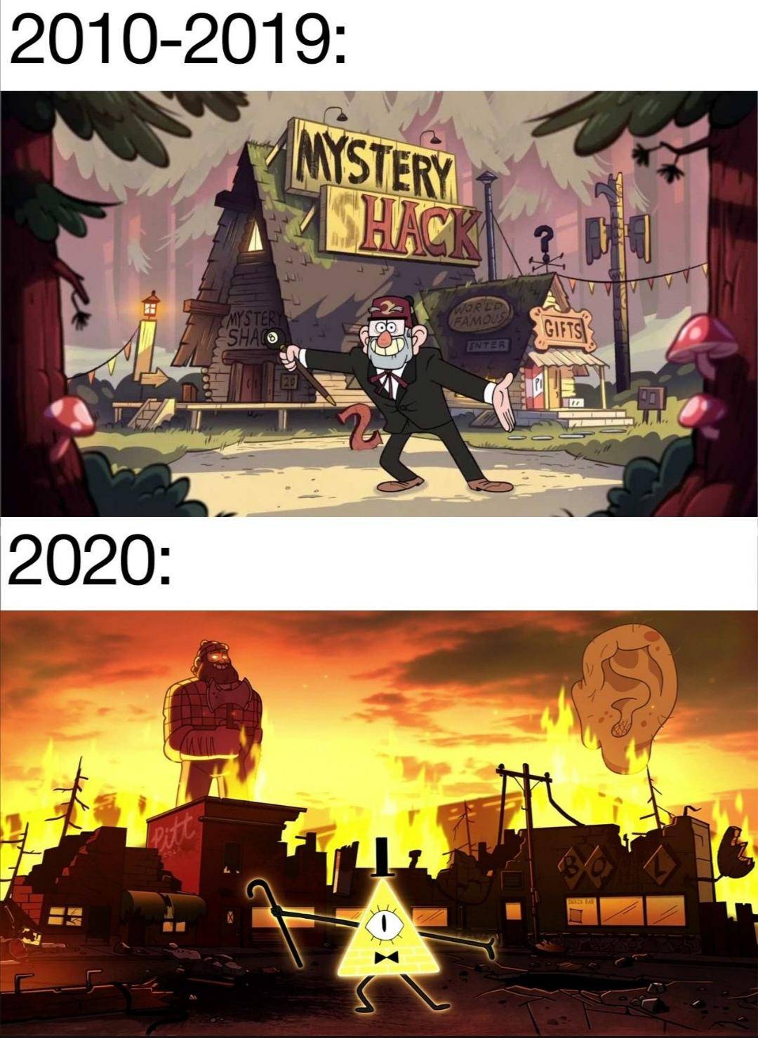 2020 is just gravity falls | Scrolller
