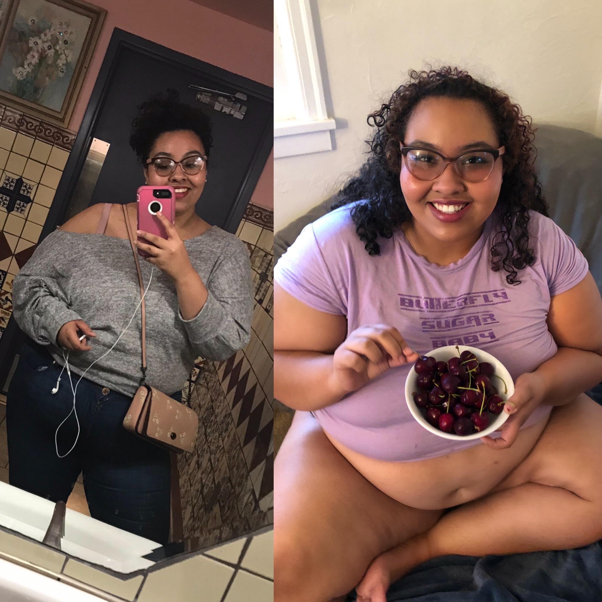 (21 F) I have gotten sooooo fat; last year VS. this year😜😌 | Scrolller