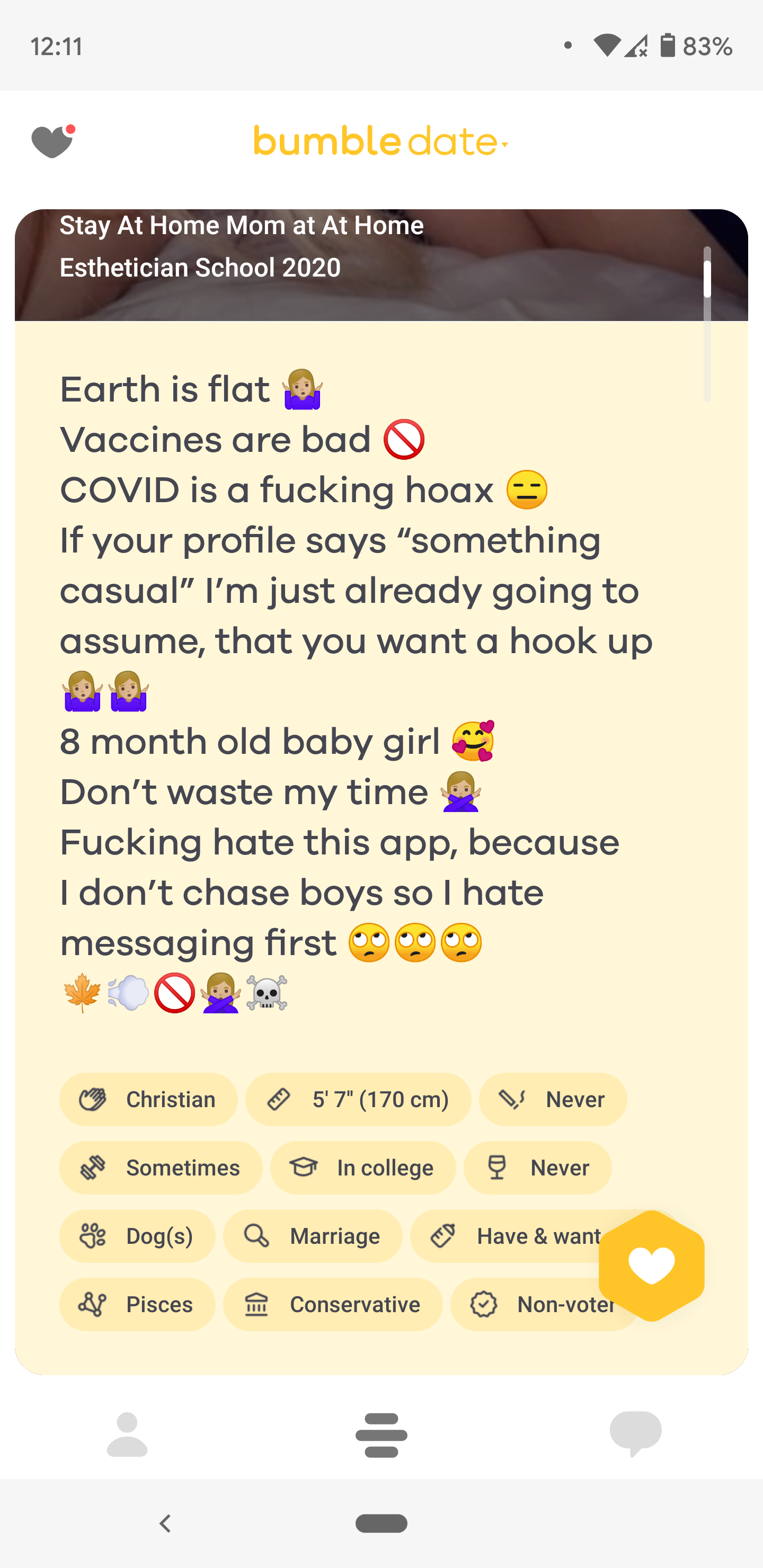 23 Year Old with an Interesting Outlook on Life | Scrolller