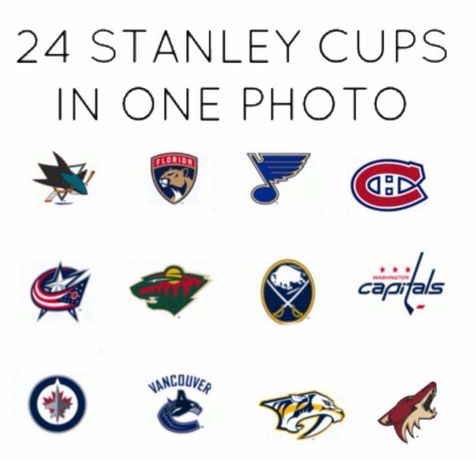 24 Stanley Cups in 1 Photo | Scrolller