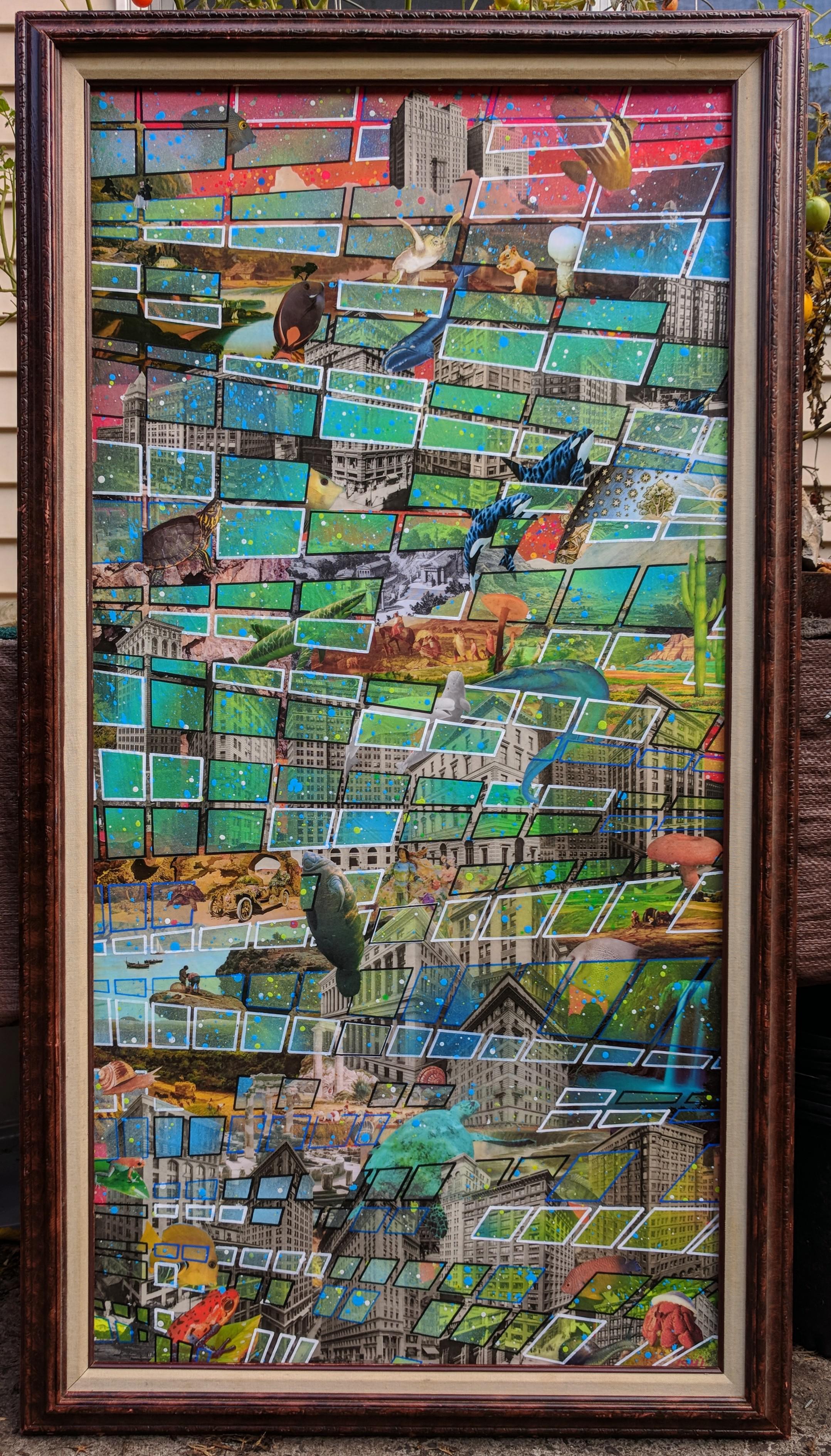 2'x4', collage and paint, [analog] | Scrolller