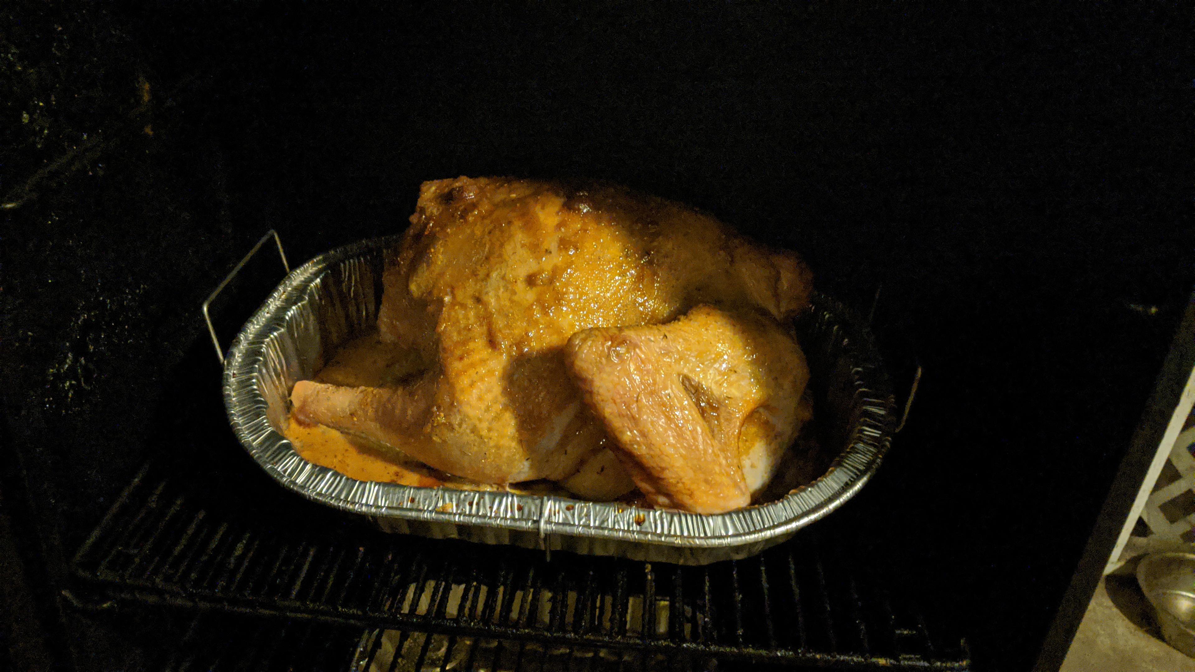 3:00am .... Up smoking a turkey for Thanksgiving! | Scrolller