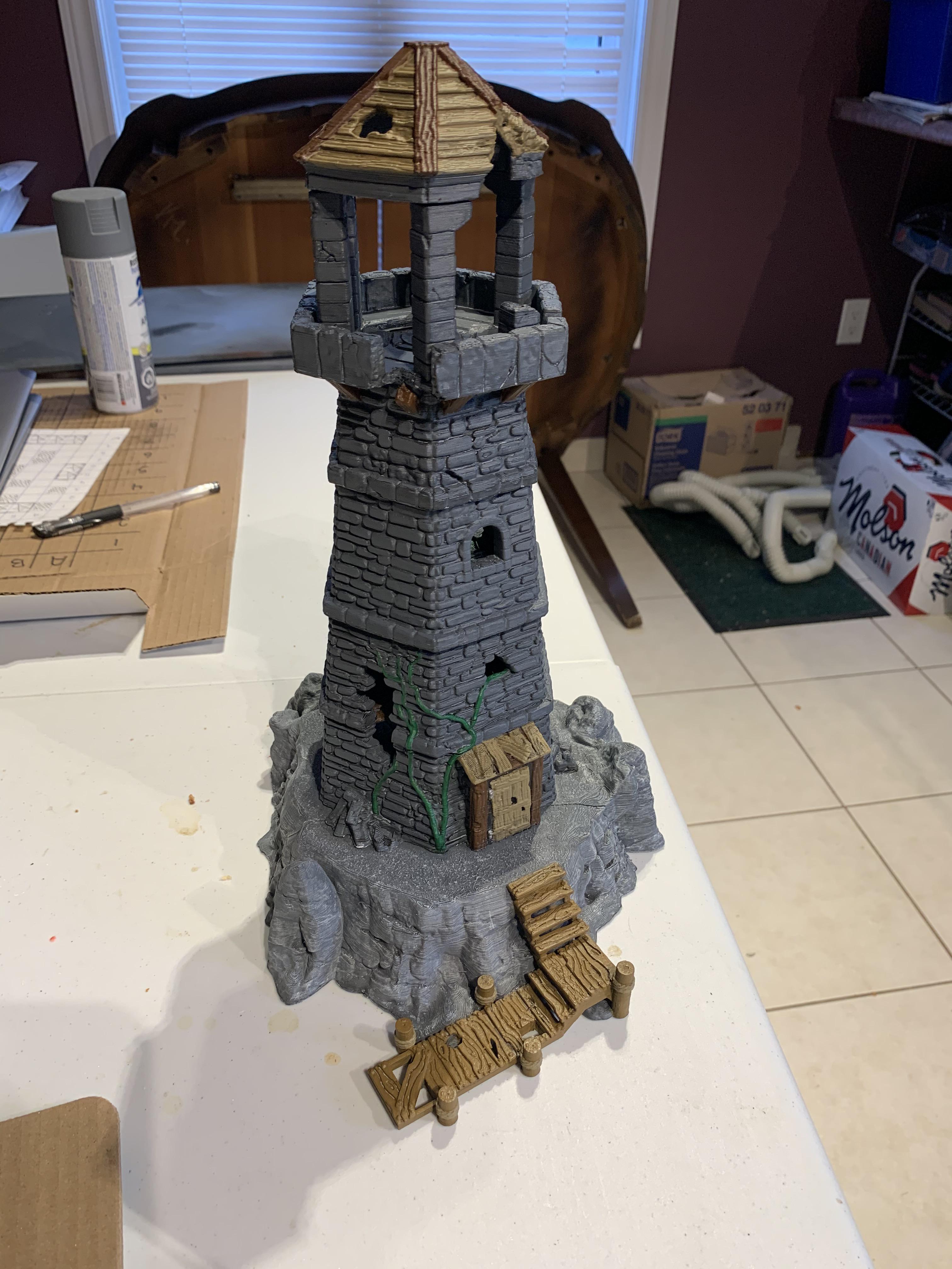 3D Printed Abandoned Lighthouse | Scrolller