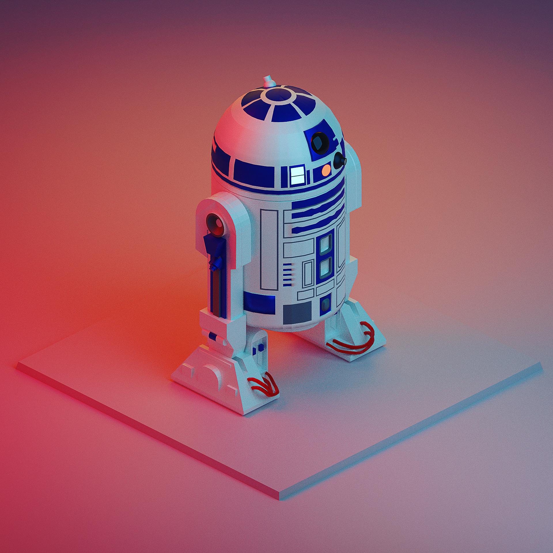 3D R2D2 Model | Scrolller
