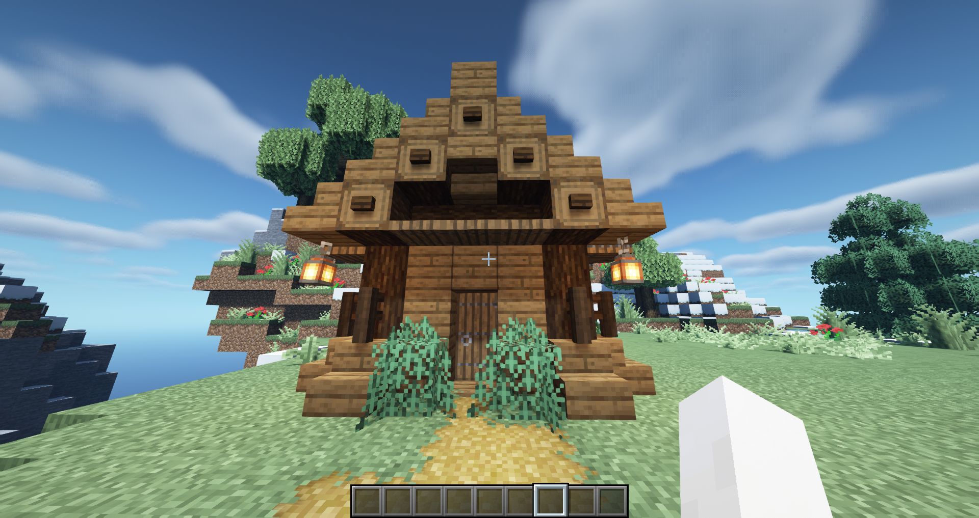 3x3 Minecraft Wooden House | Scrolller