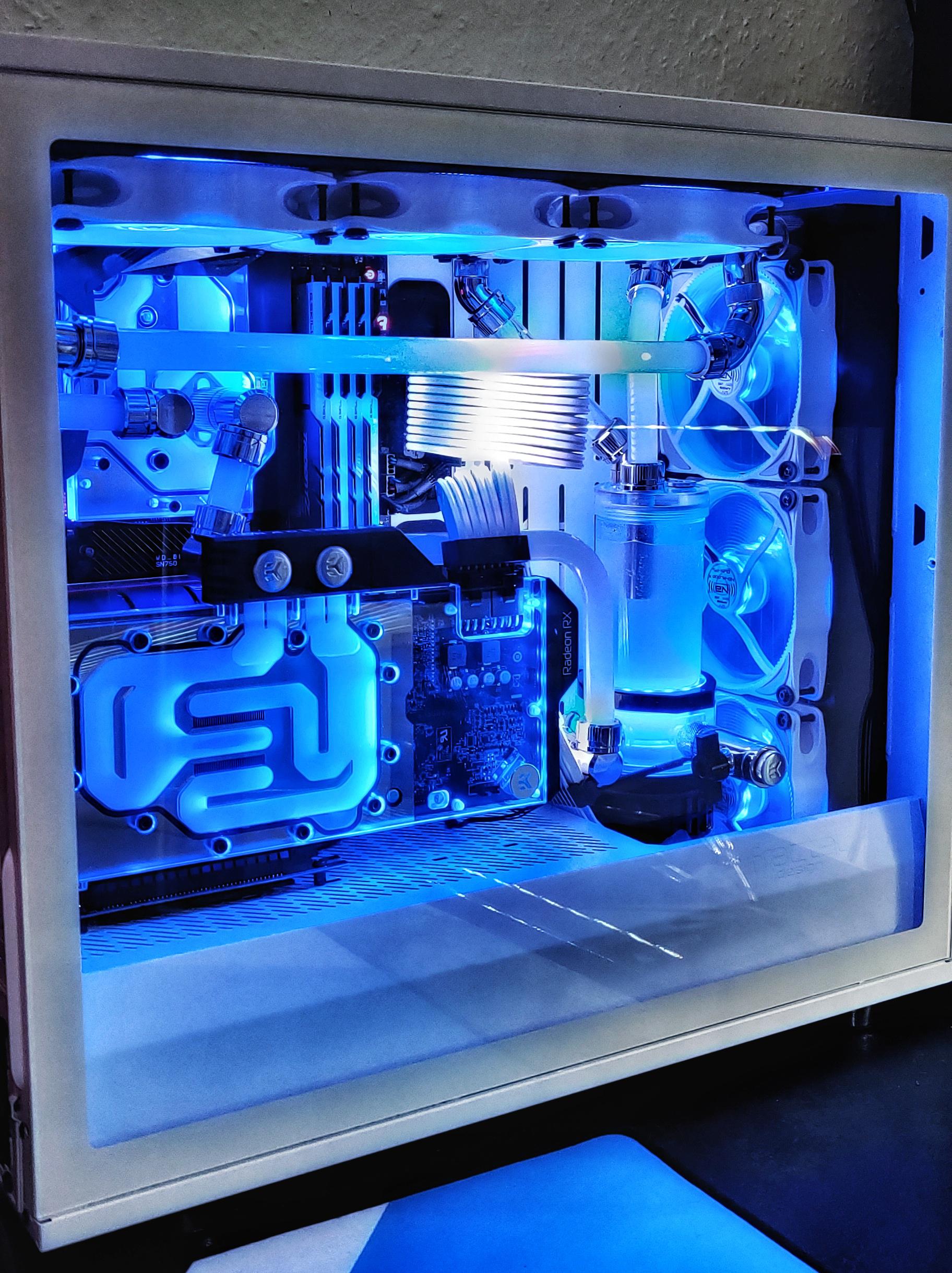 4 days of not knowing what to do later: My first liquid cooling build! | Scrolller