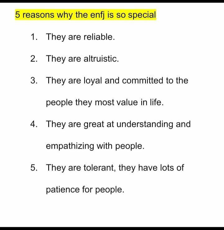 5 reasons why the enfj is so special 💗 💗 | Scrolller