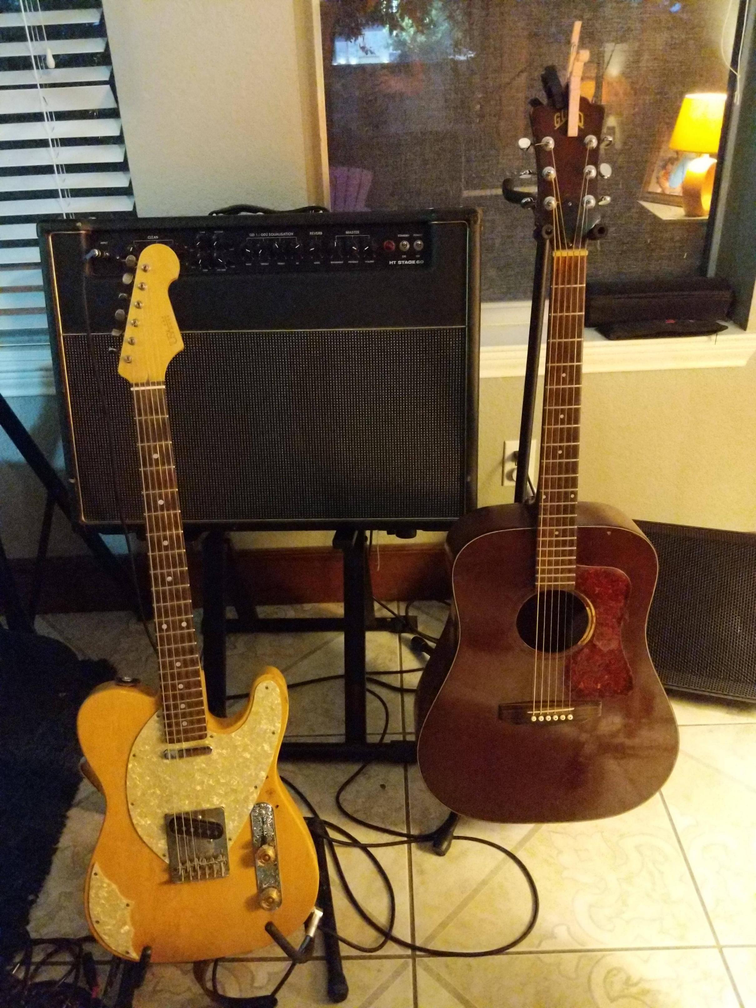 70's Hondo "Franken-caster" 1980 Guild D25 | Scrolller