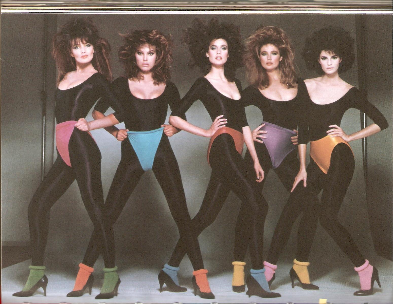 80s supermodels Paulina Porizkova, Renee Simonsen, Carol Alt, Nancy DeWeir and Joan Severance ...