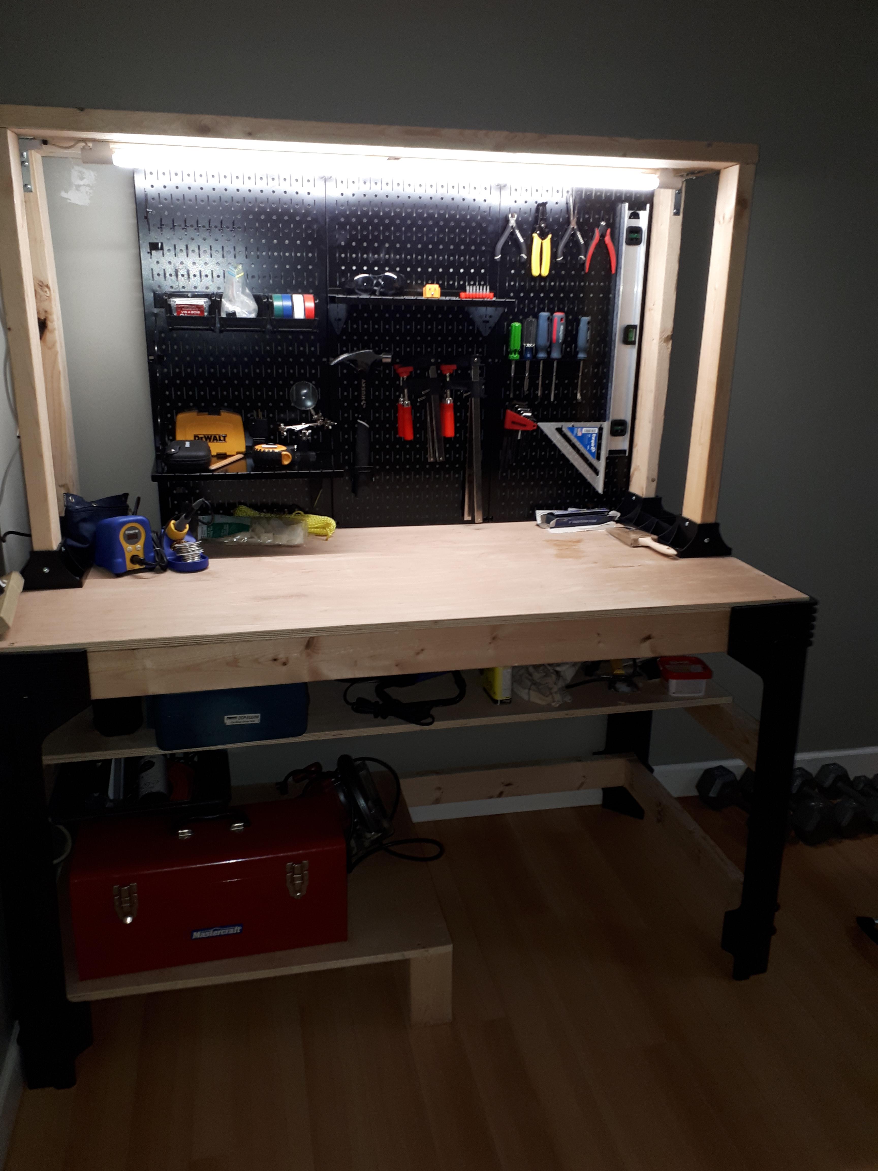 95% finished my workbench. | Scrolller