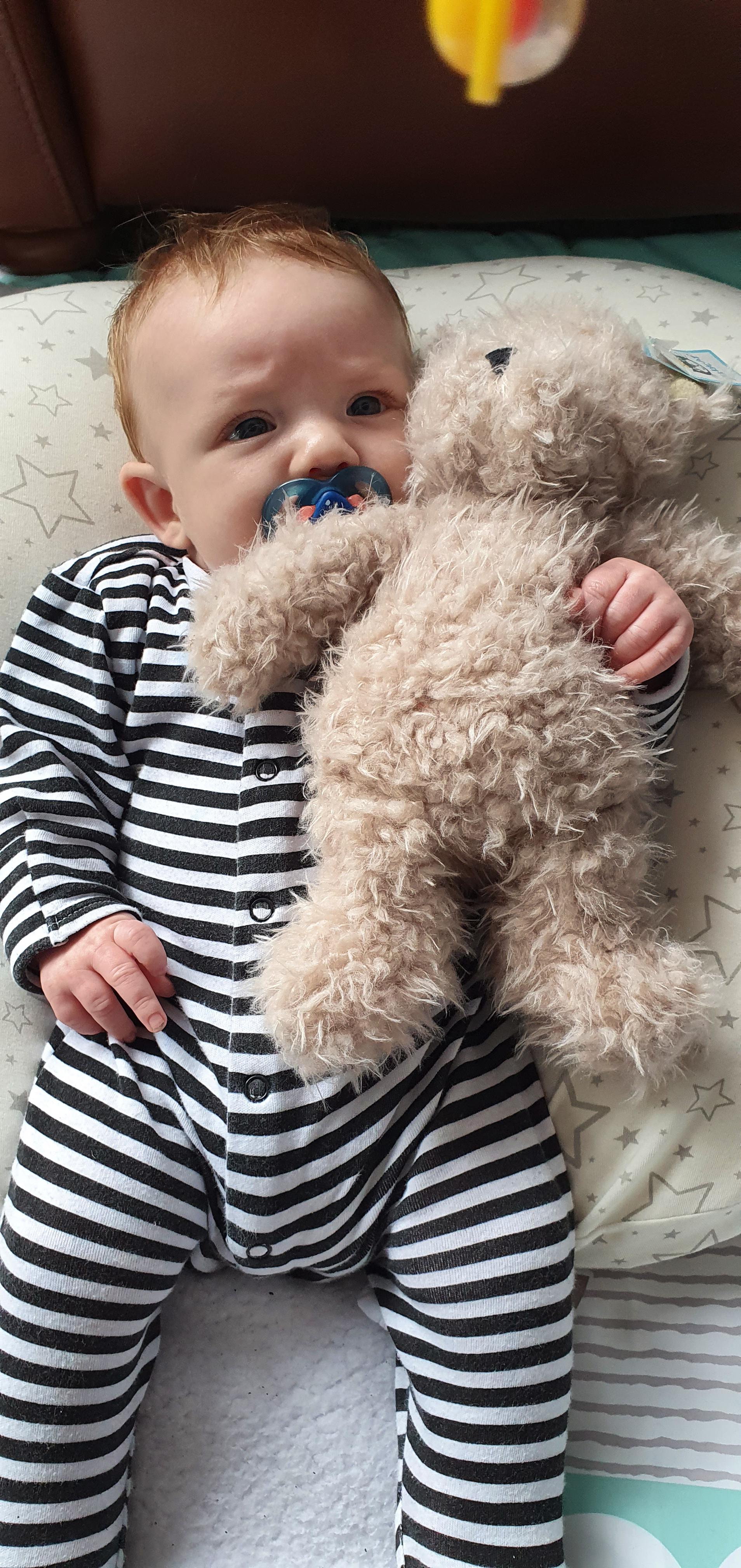 A boy and his bear! | Scrolller