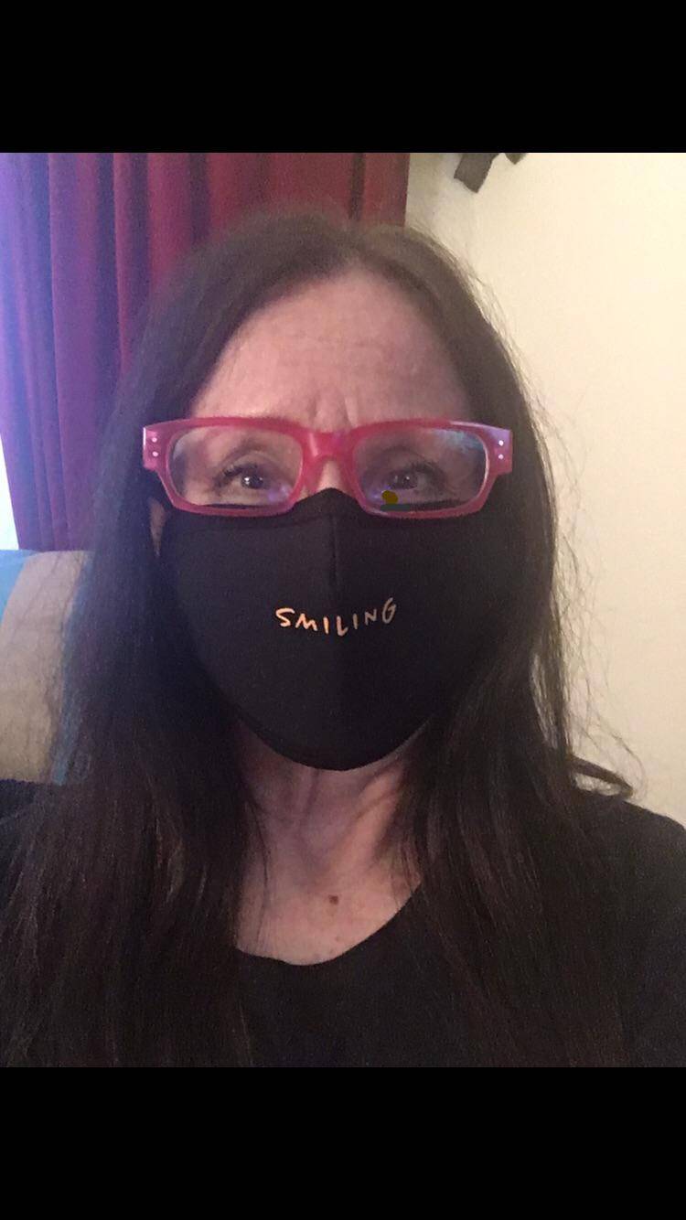 A cheerful smiling mask | Scrolller