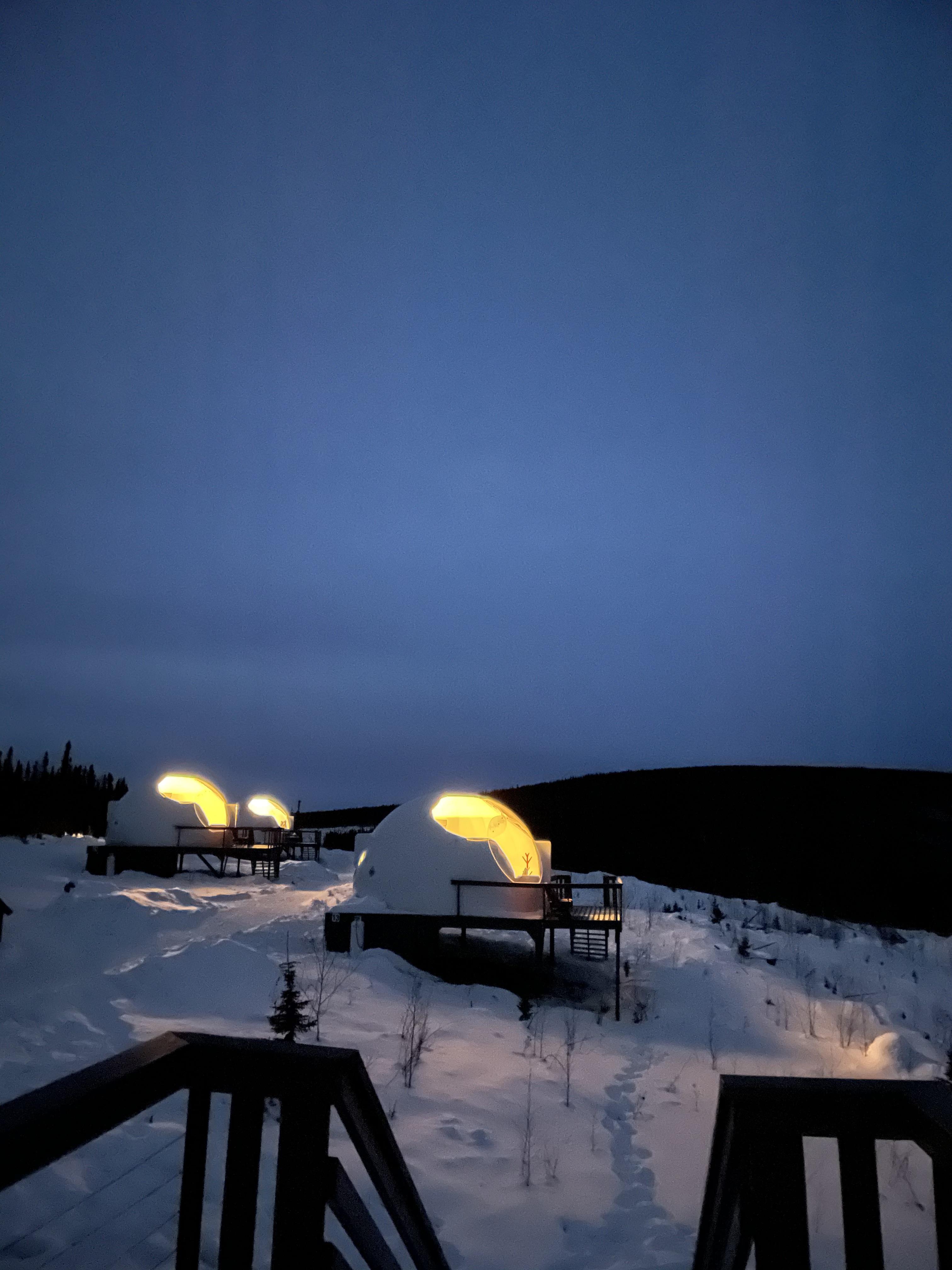 a cozy igloo in alaska. Photo by me. | Scrolller
