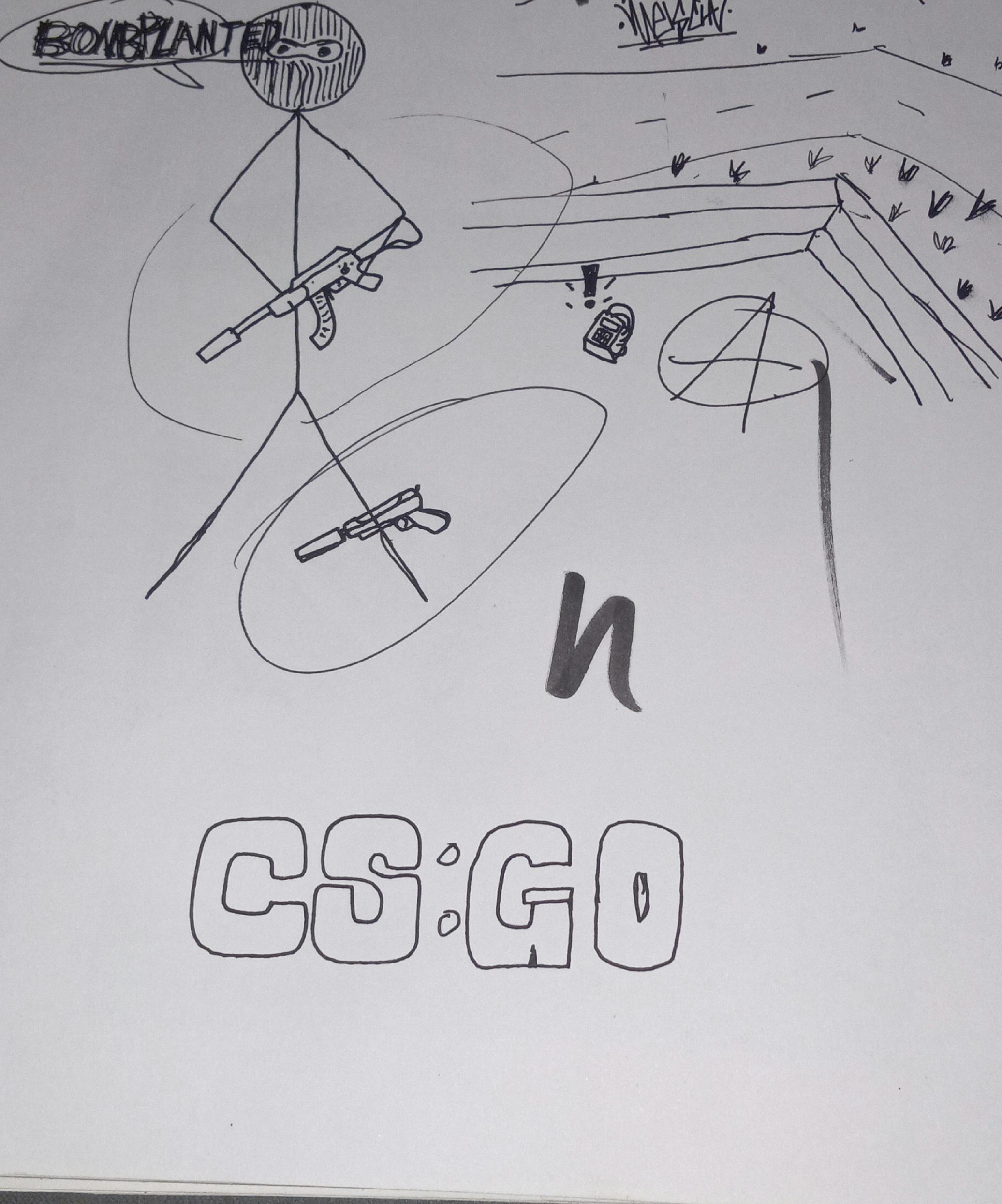 A cs:go drawing i made :) | Scrolller
