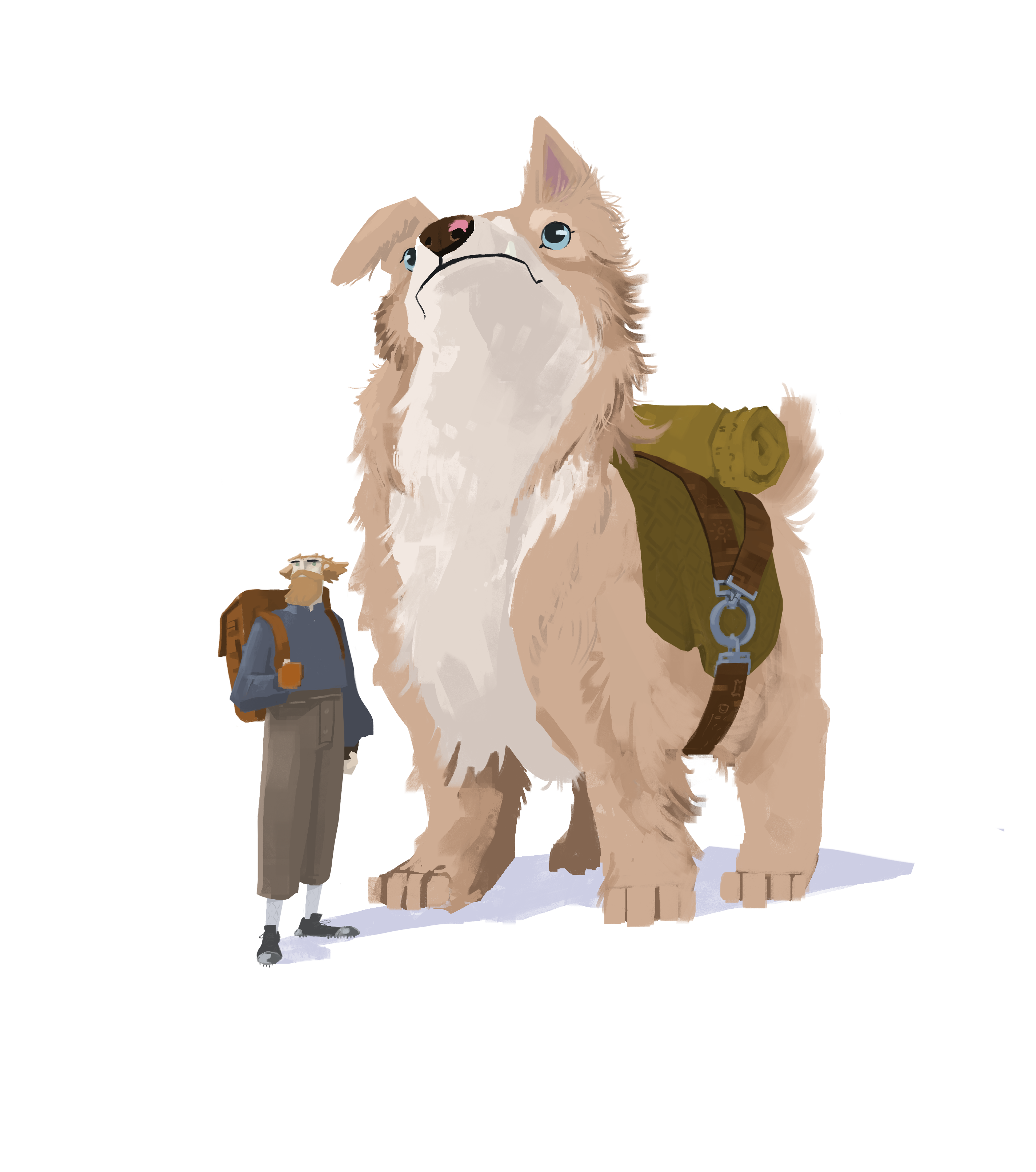 A cute big doggo and his pal | Scrolller