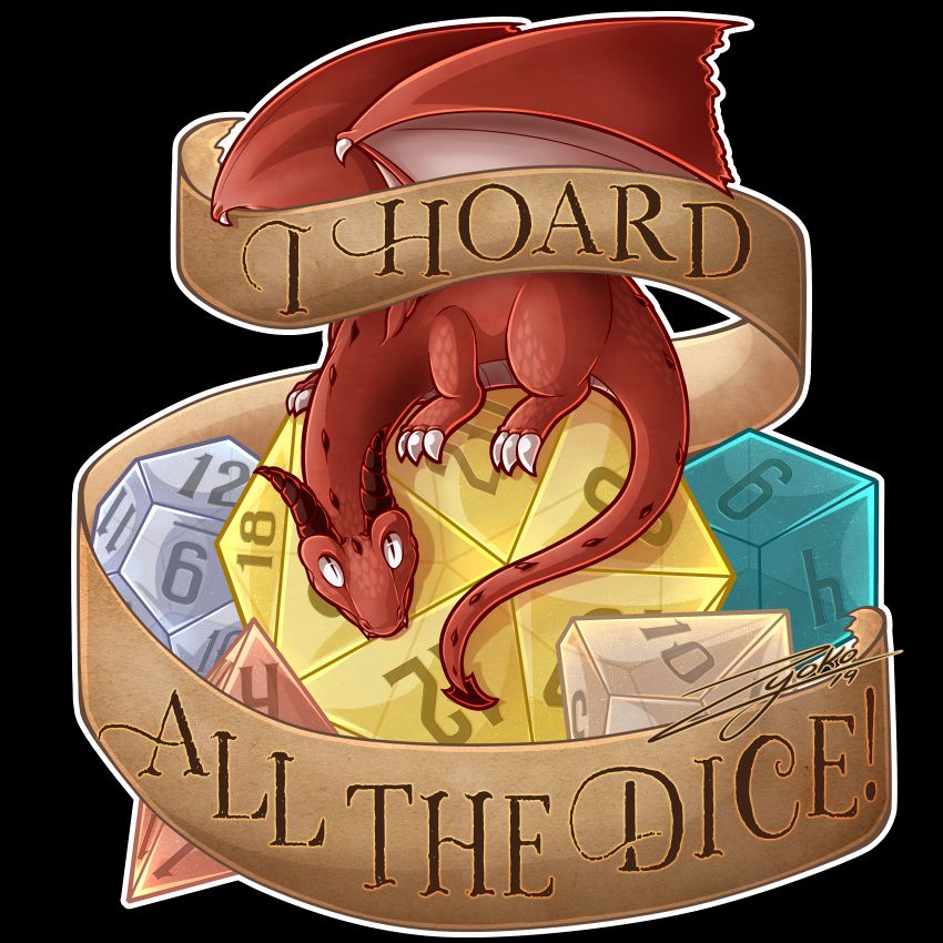 A Dragon's Dice Hoard by Hawkein | Scrolller