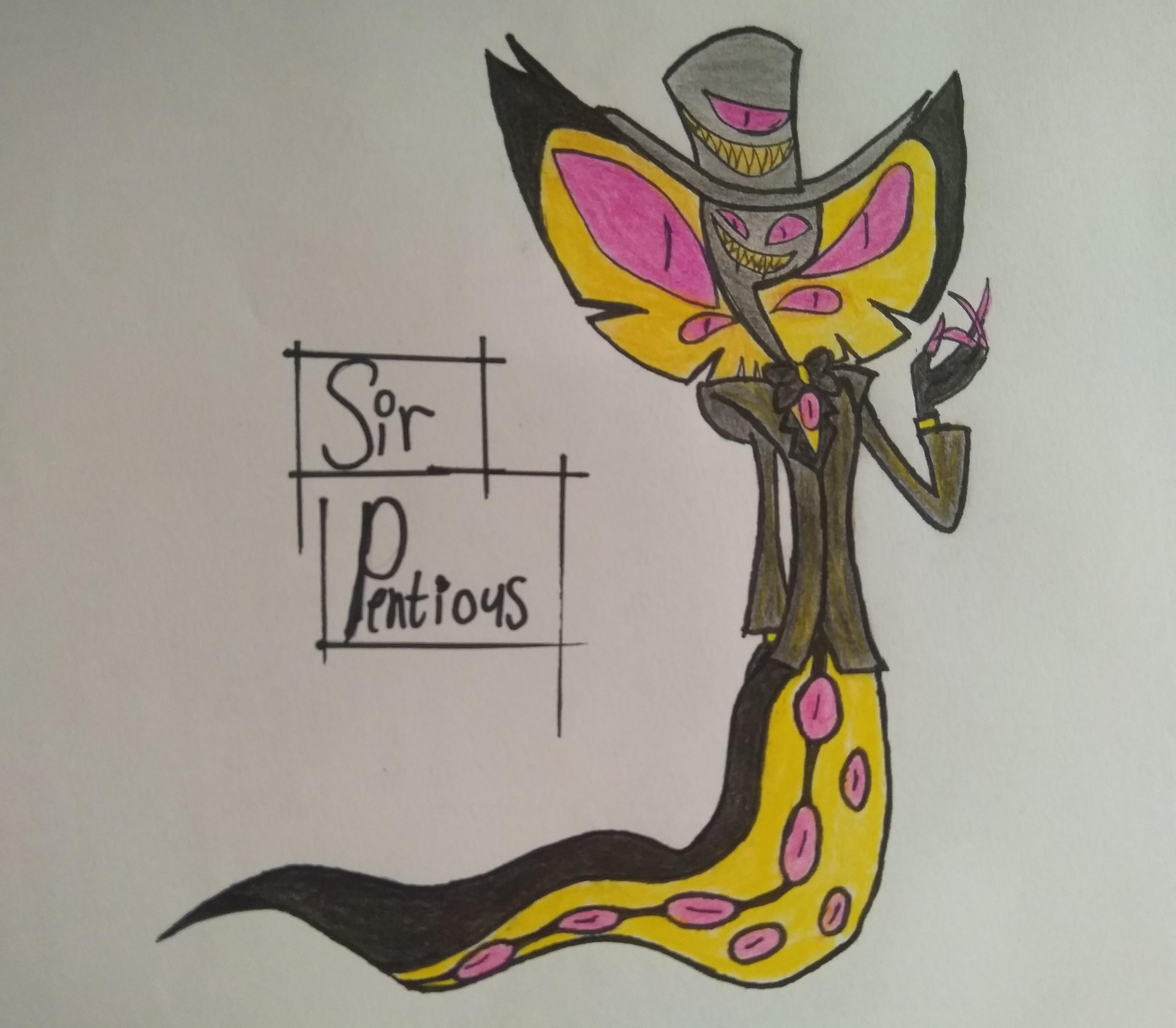 A drawing of Sir Pentious | Scrolller