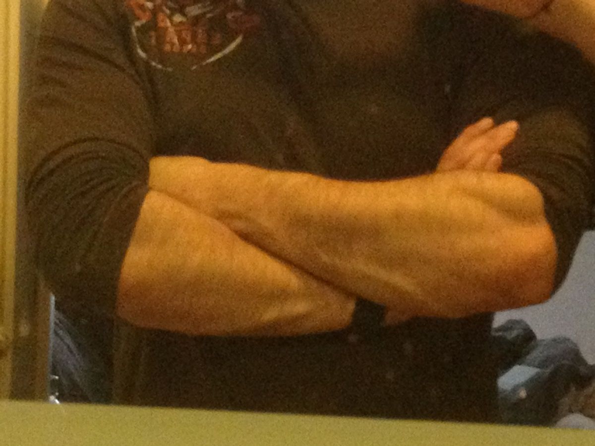 A few years in the British Territorial Army and these are my forearms. What do you guys think ...