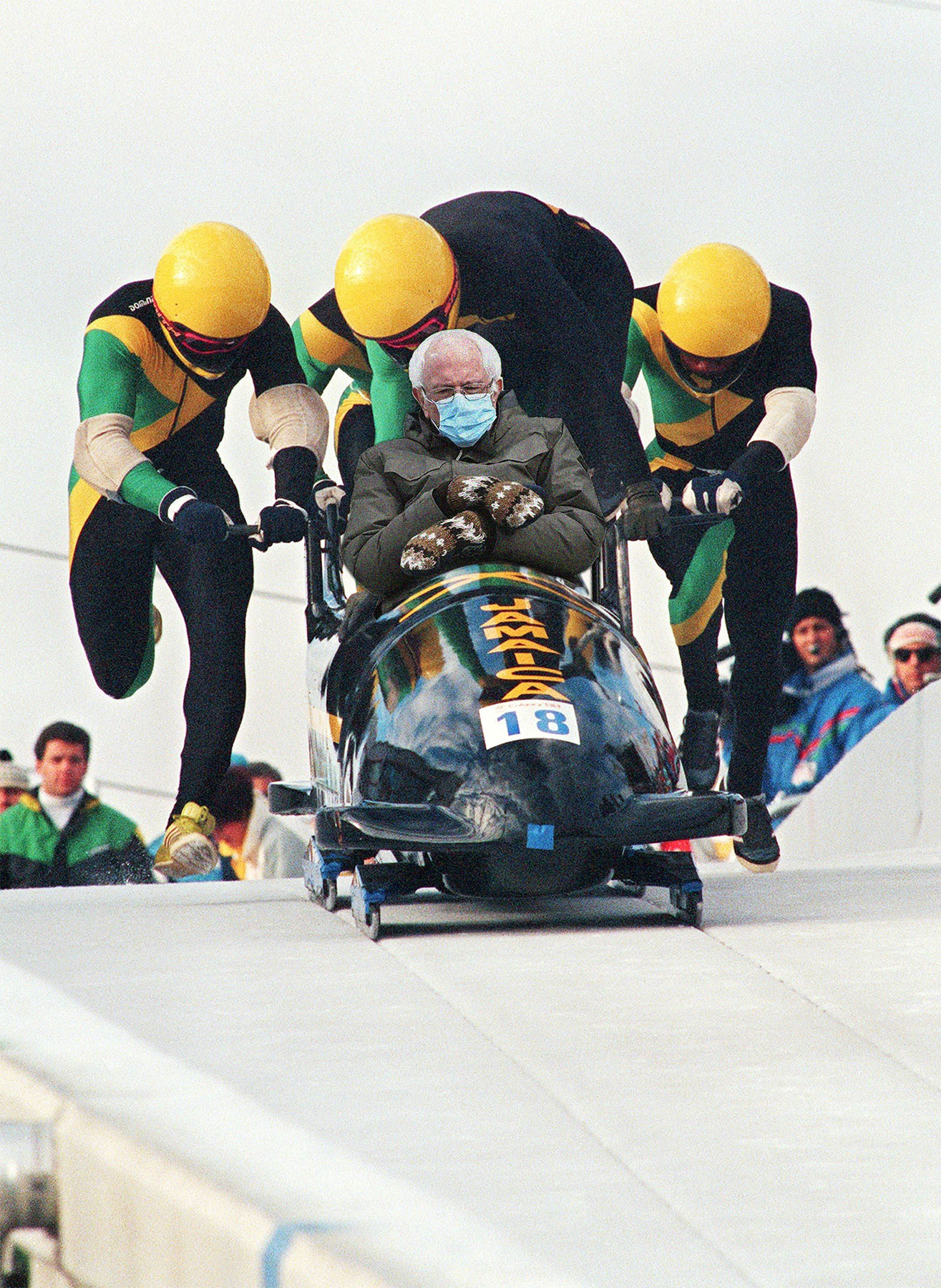 A fine example of the early 2021 cultural canon, from the Bernie collection. | Scrolller