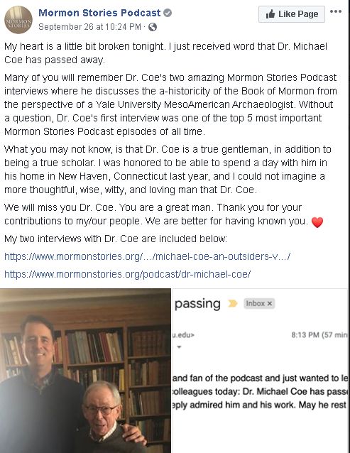 A giant of mesoamerican archaeology, Michael Coe, has left us - RIP | Scrolller