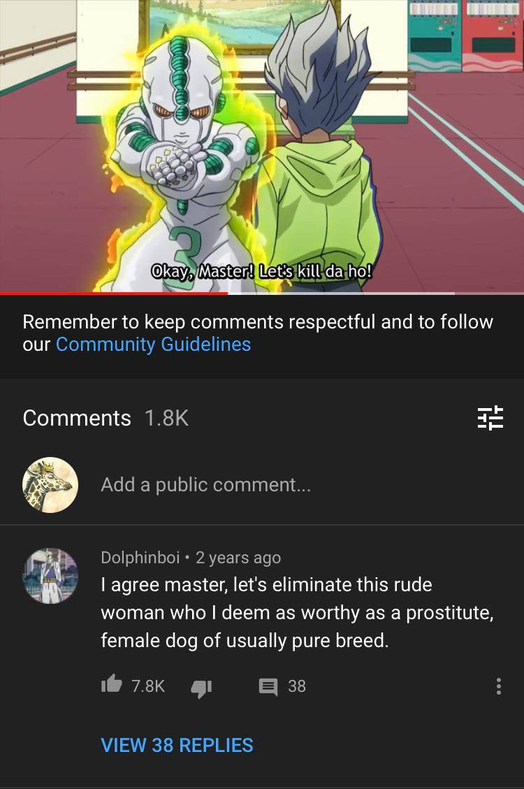 A JoJo reference | Scrolller