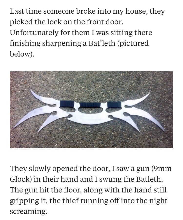 A Klingon defending his humble abode | Scrolller