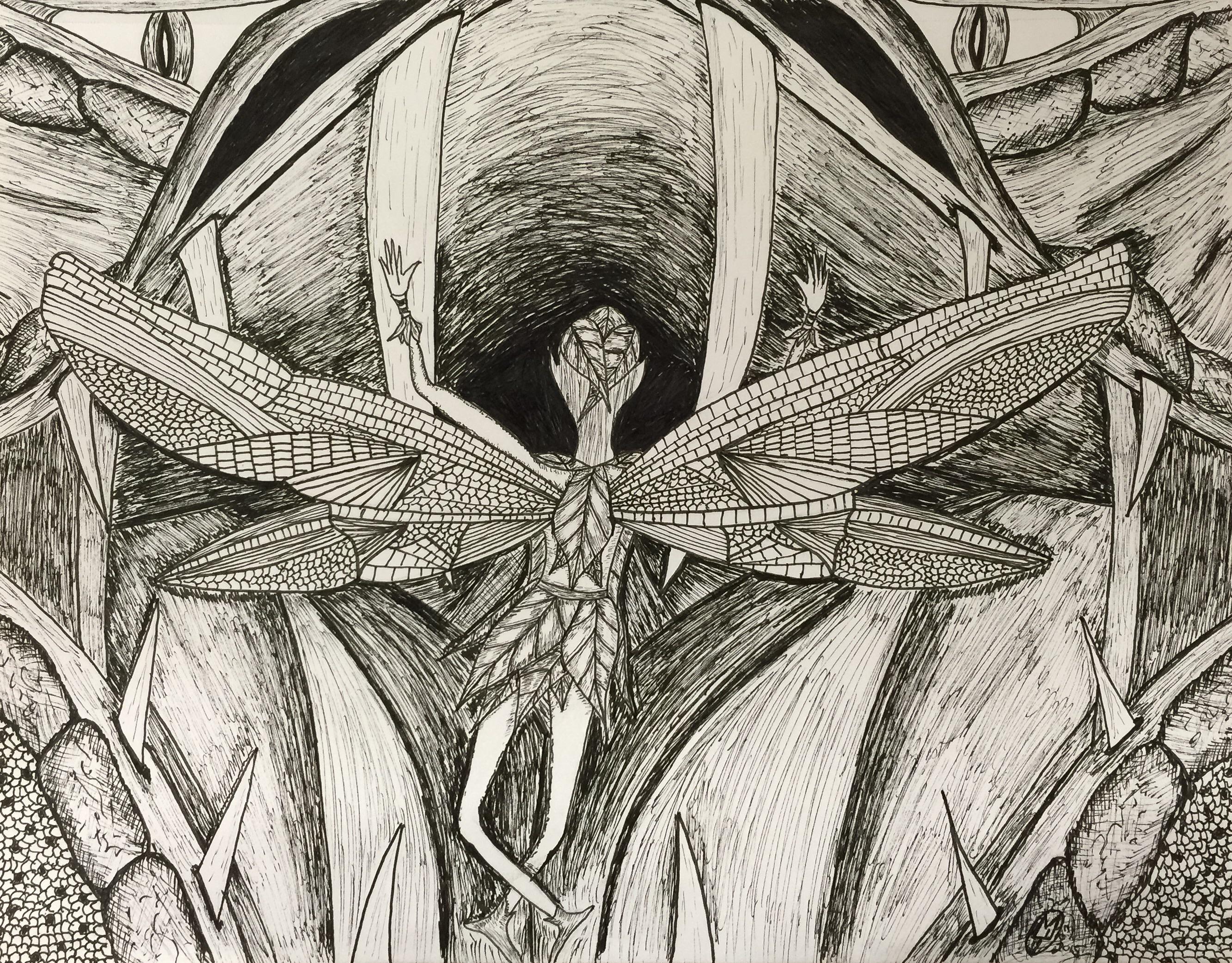 “A light snack” done with .005 microns | Scrolller