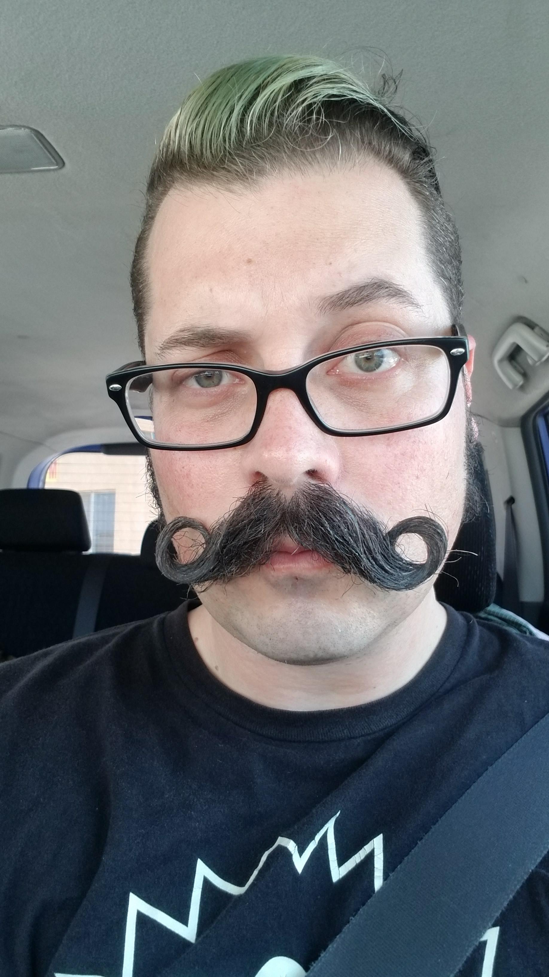 A little crooked, but a good moustache day overall | Scrolller