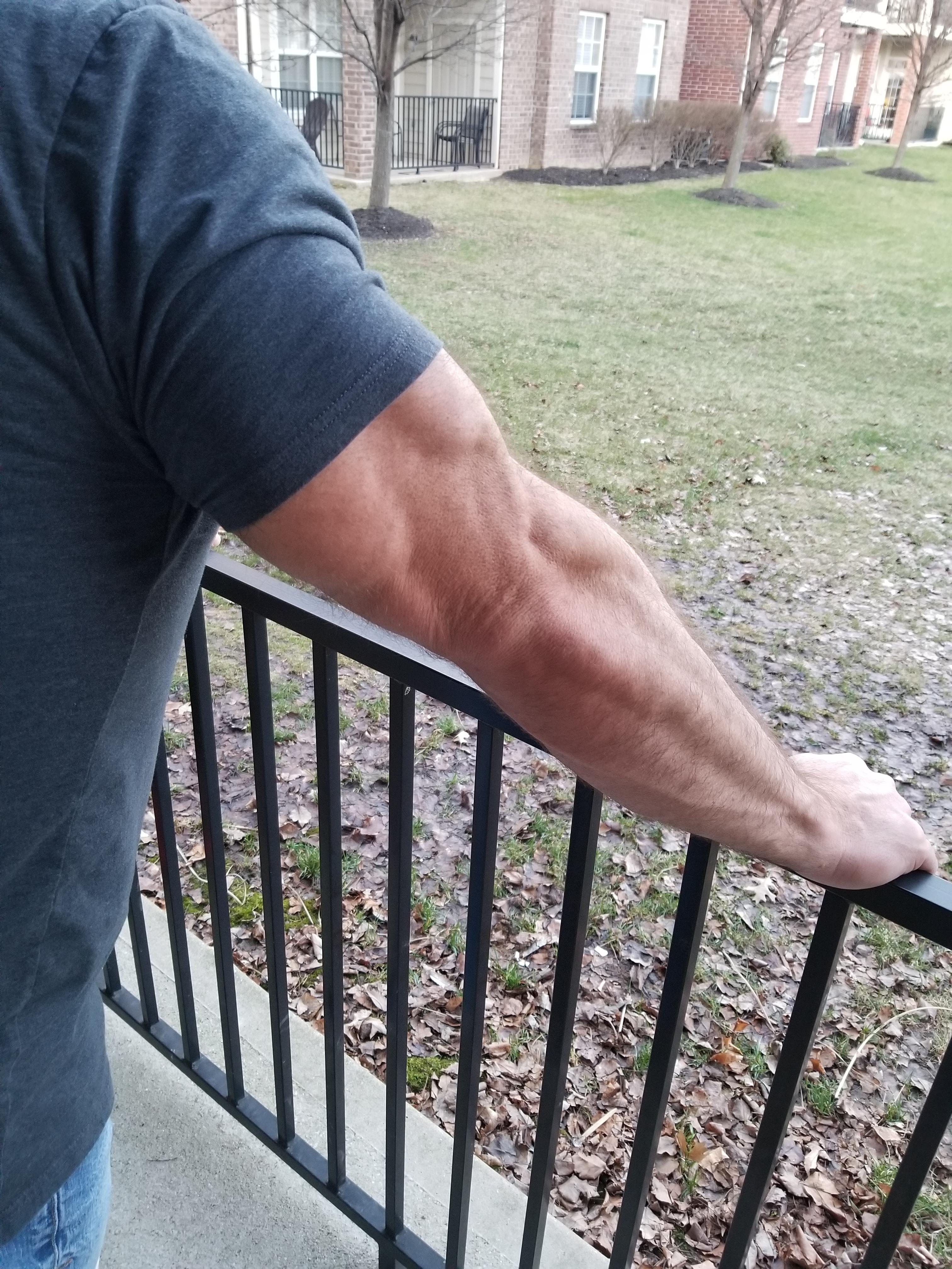 A little more than forearm... hope that's okay | Scrolller