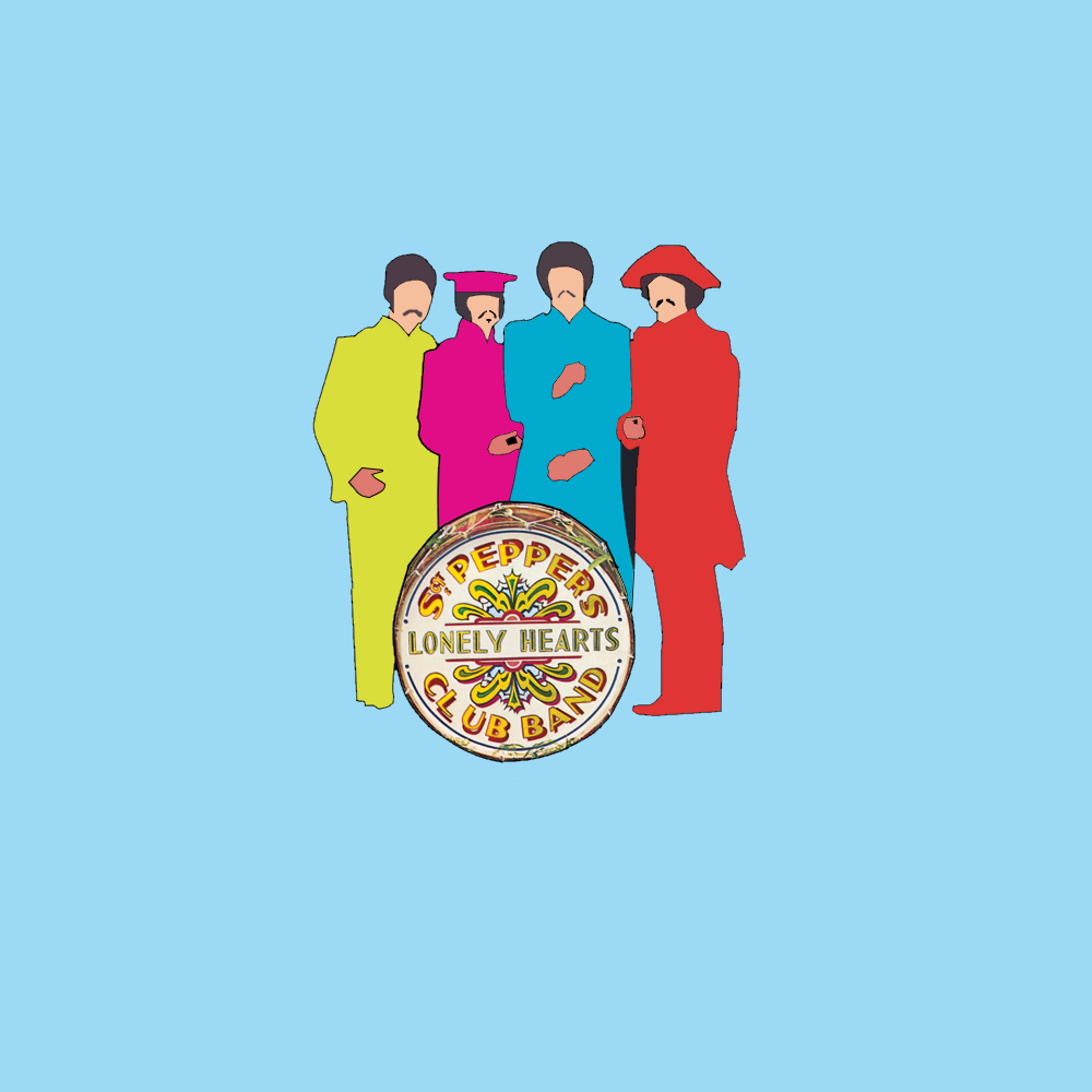 A Minimalist Sgt. Peppers Cover | Scrolller