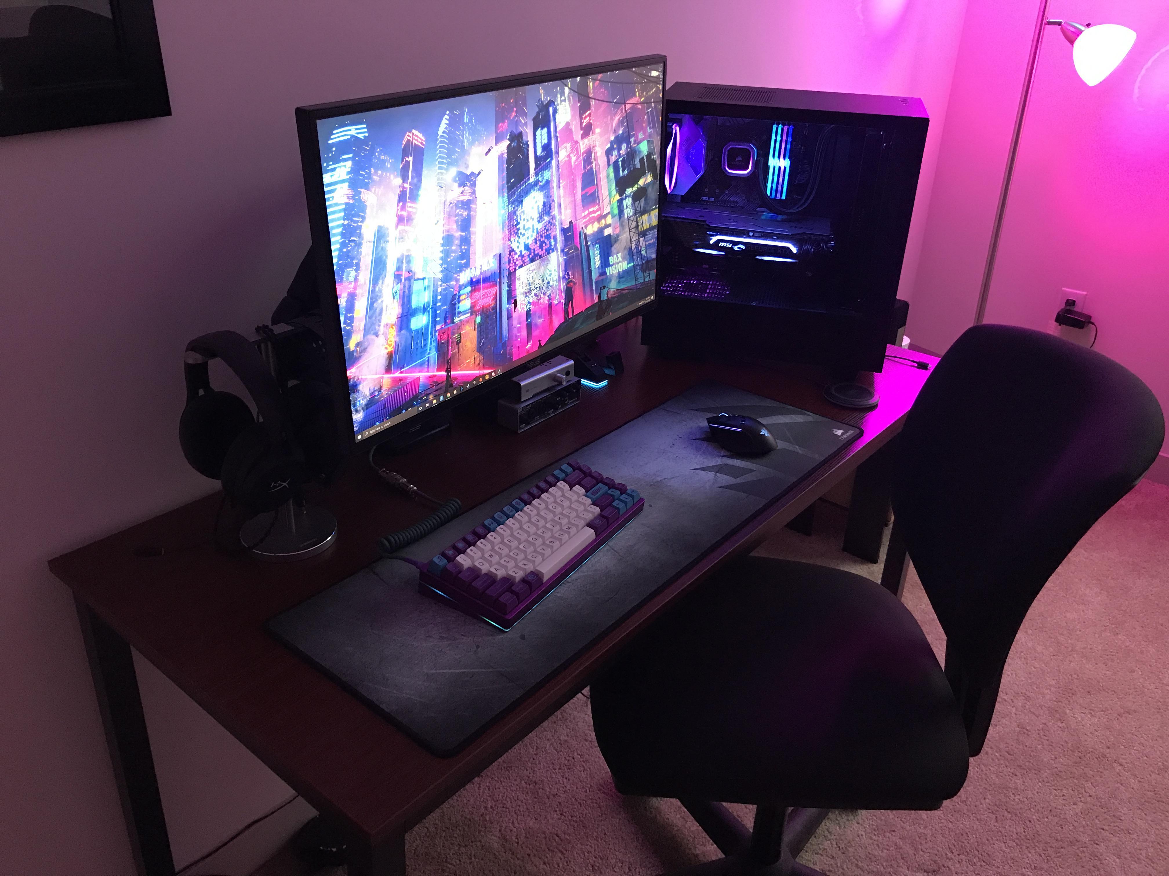 A monitor mount really helps increase desk real estate! | Scrolller