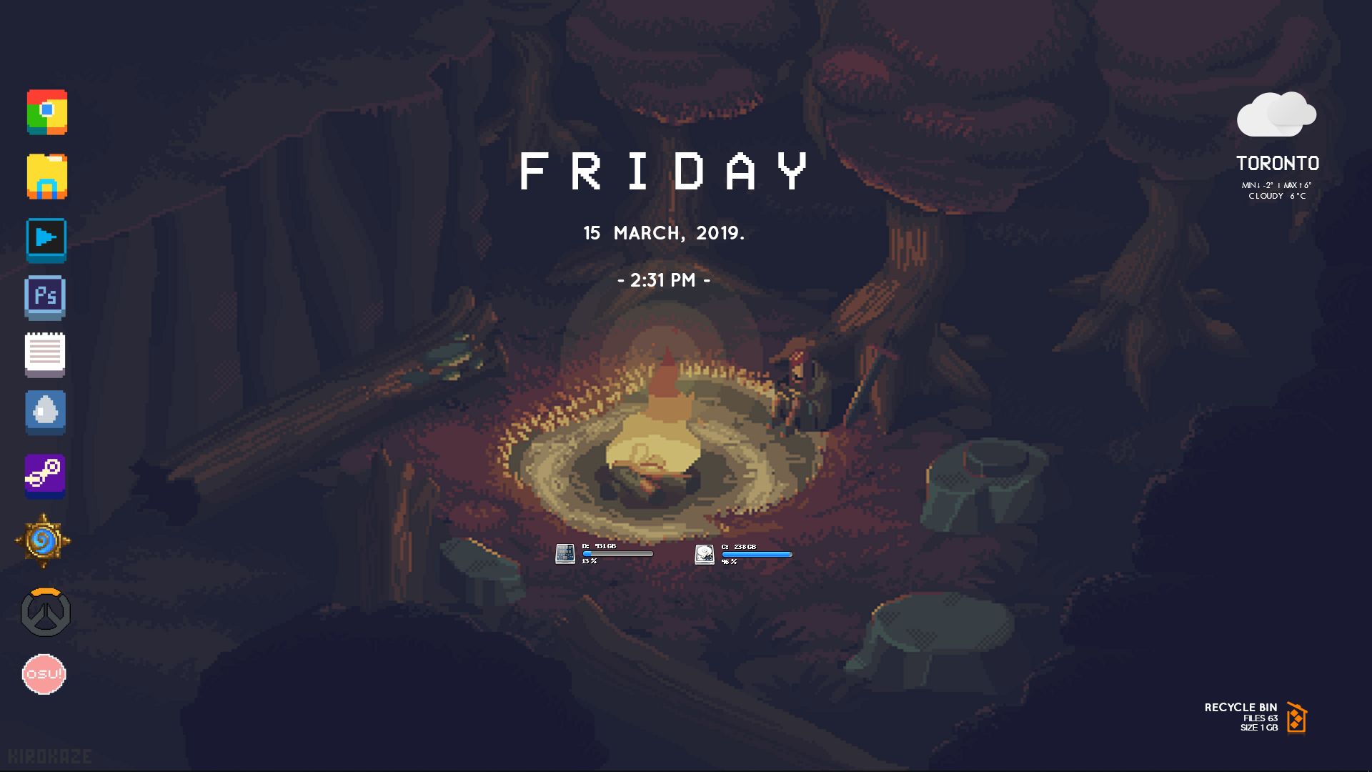 A more pixel like take on rainmeter... | Scrolller