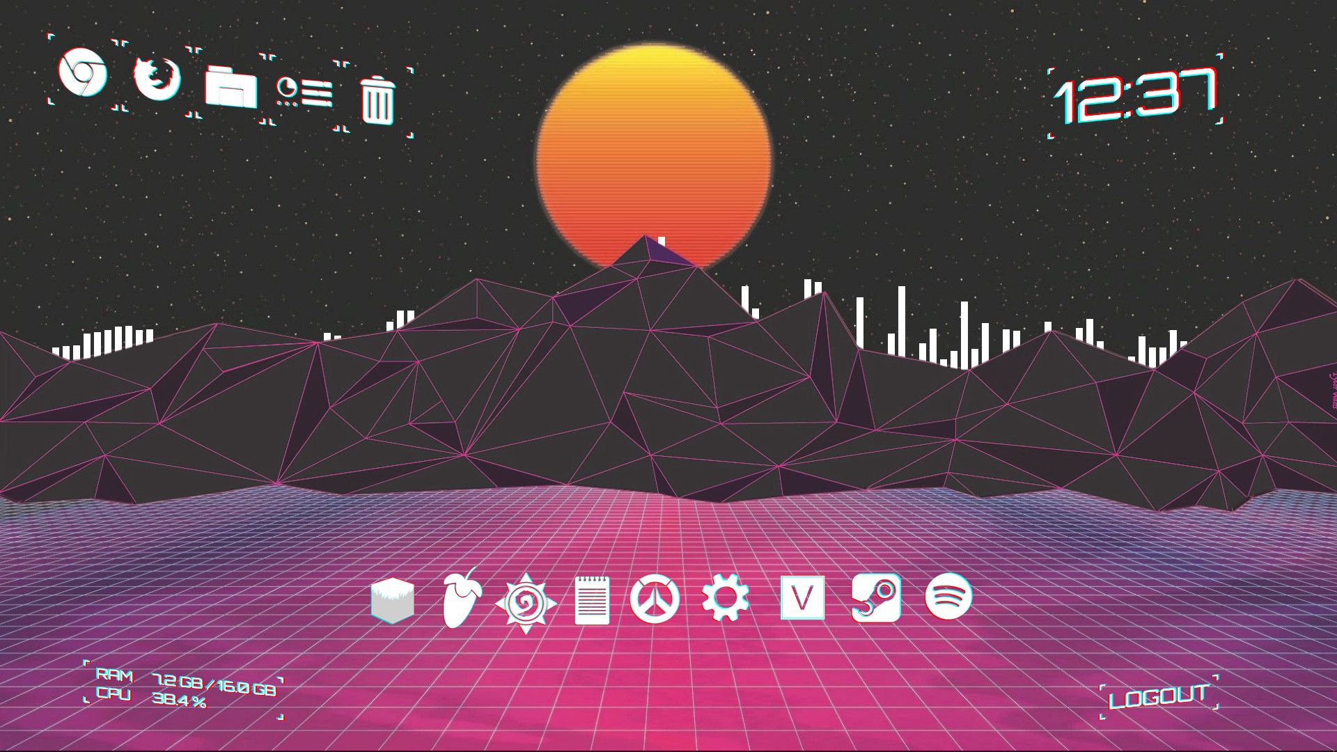 A more VHS take on synthwave | Scrolller