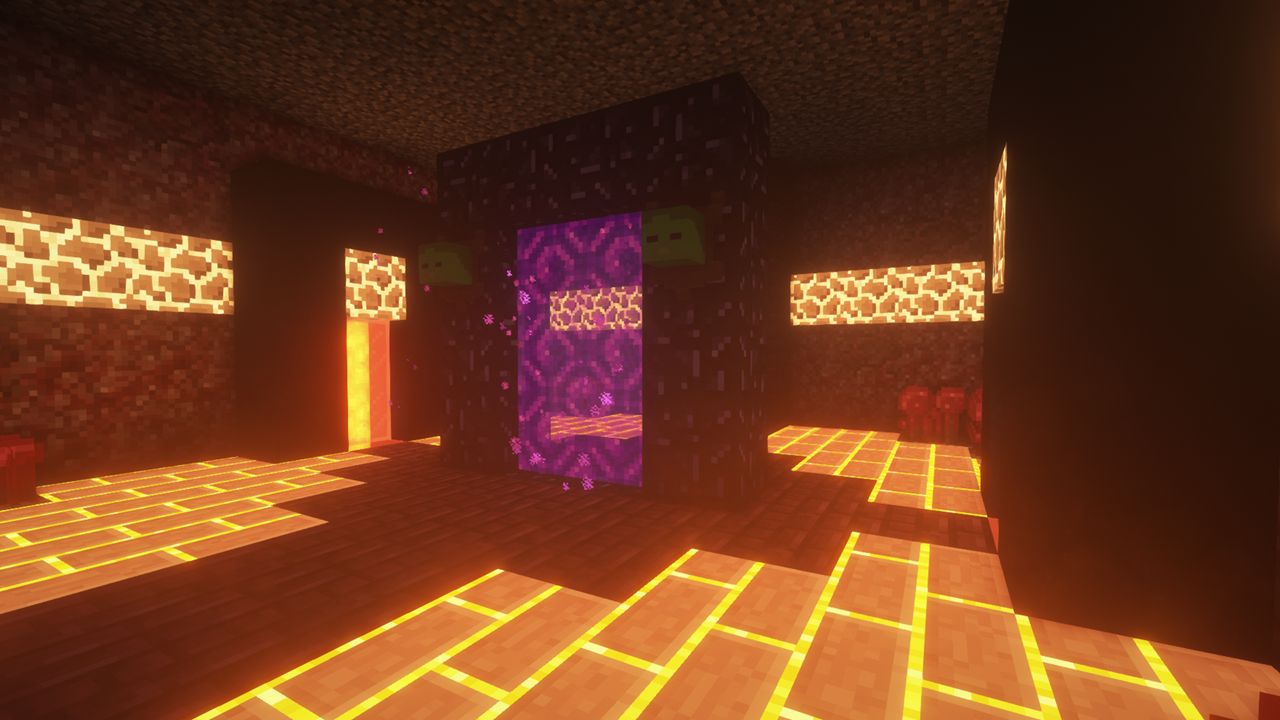 A Nether Portal Design I Built In My Modded Survival World | Scrolller