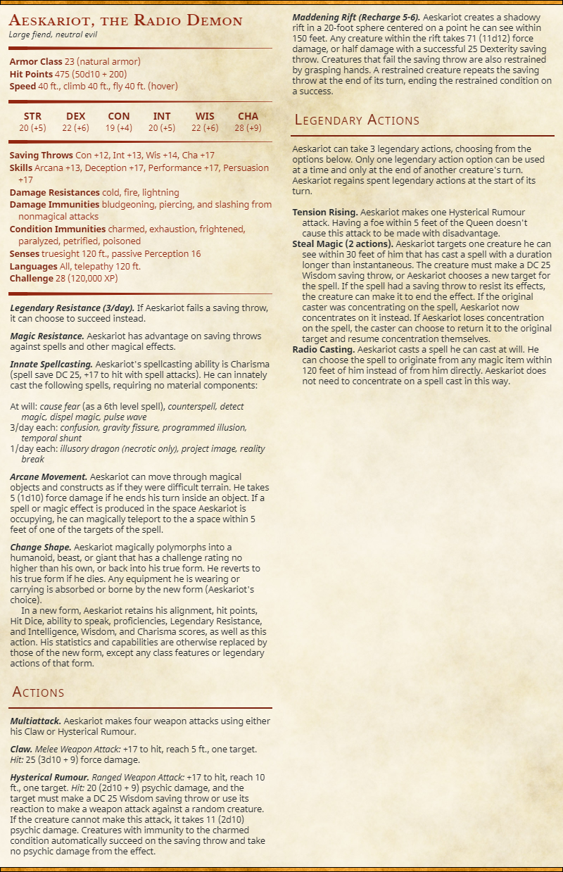 A new Overlord for my setting! | Scrolller