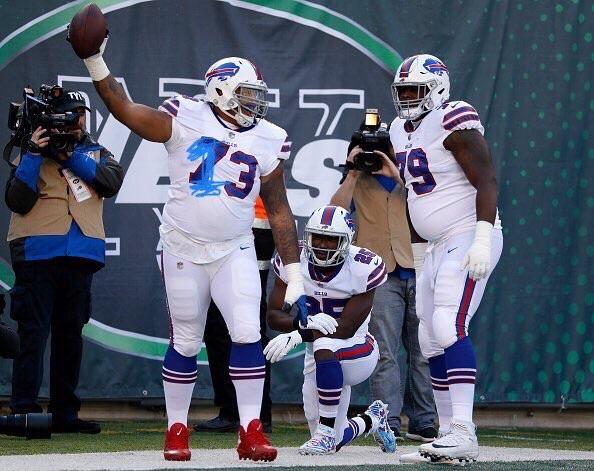 A noticeably slimmer Kelvin Benjamin celebrating his TD catch! | Scrolller