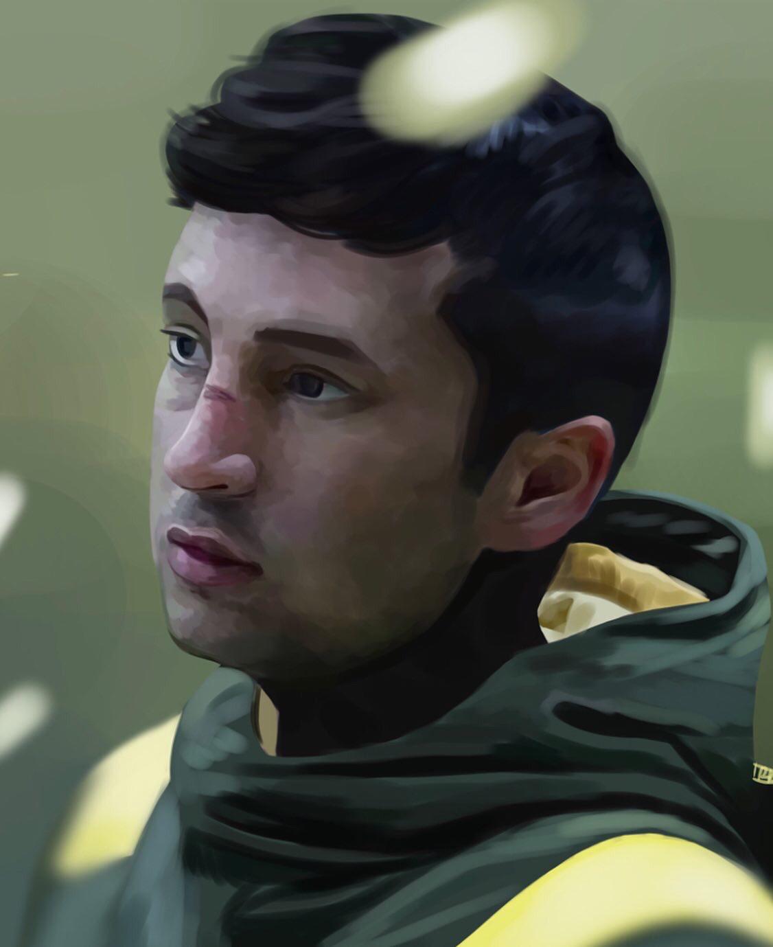 a painting of tyler joseph :,) | Scrolller