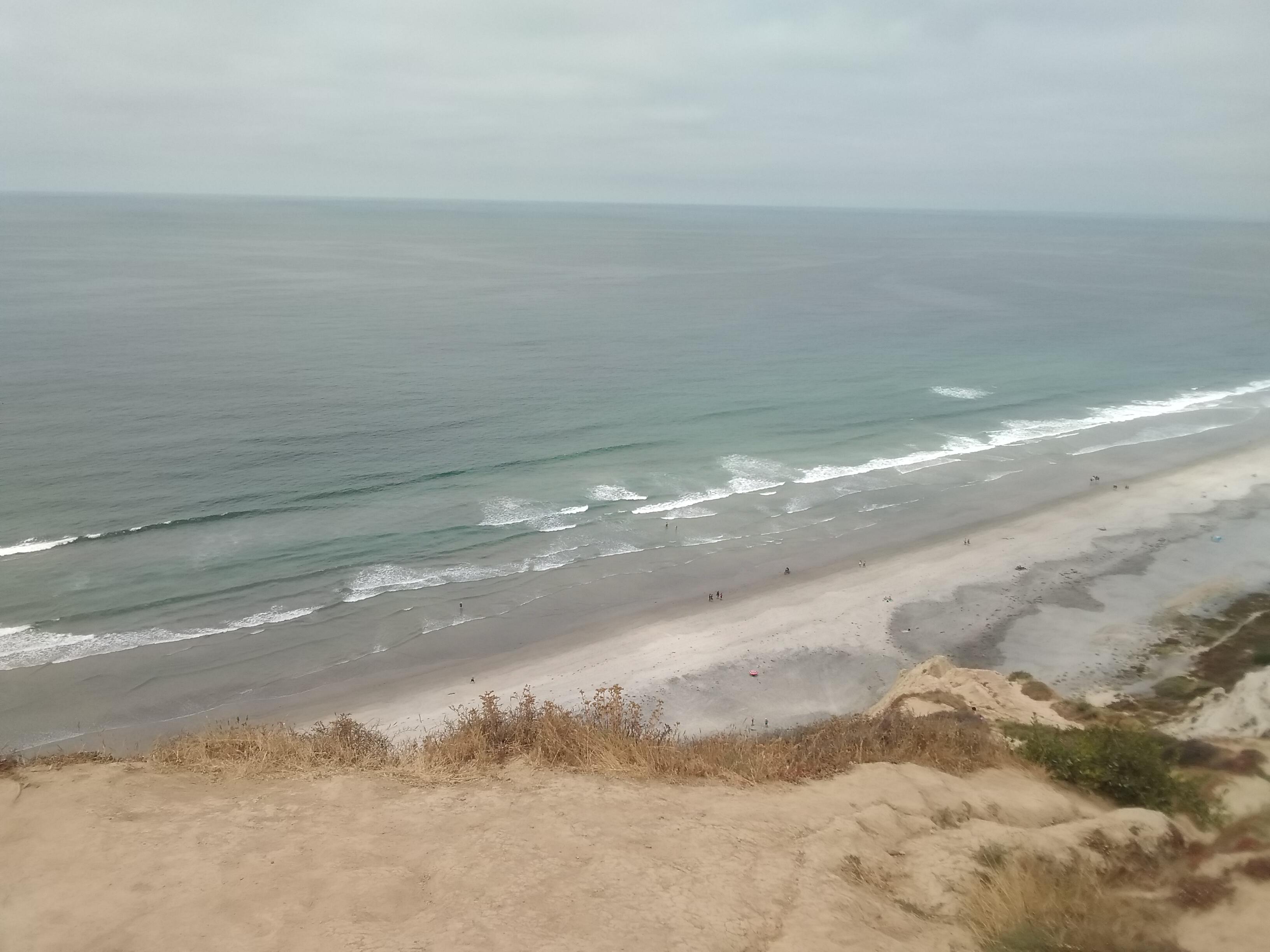 A perfect 72 degrees on the sand,overcast,but still feel the warm breeze | Scrolller
