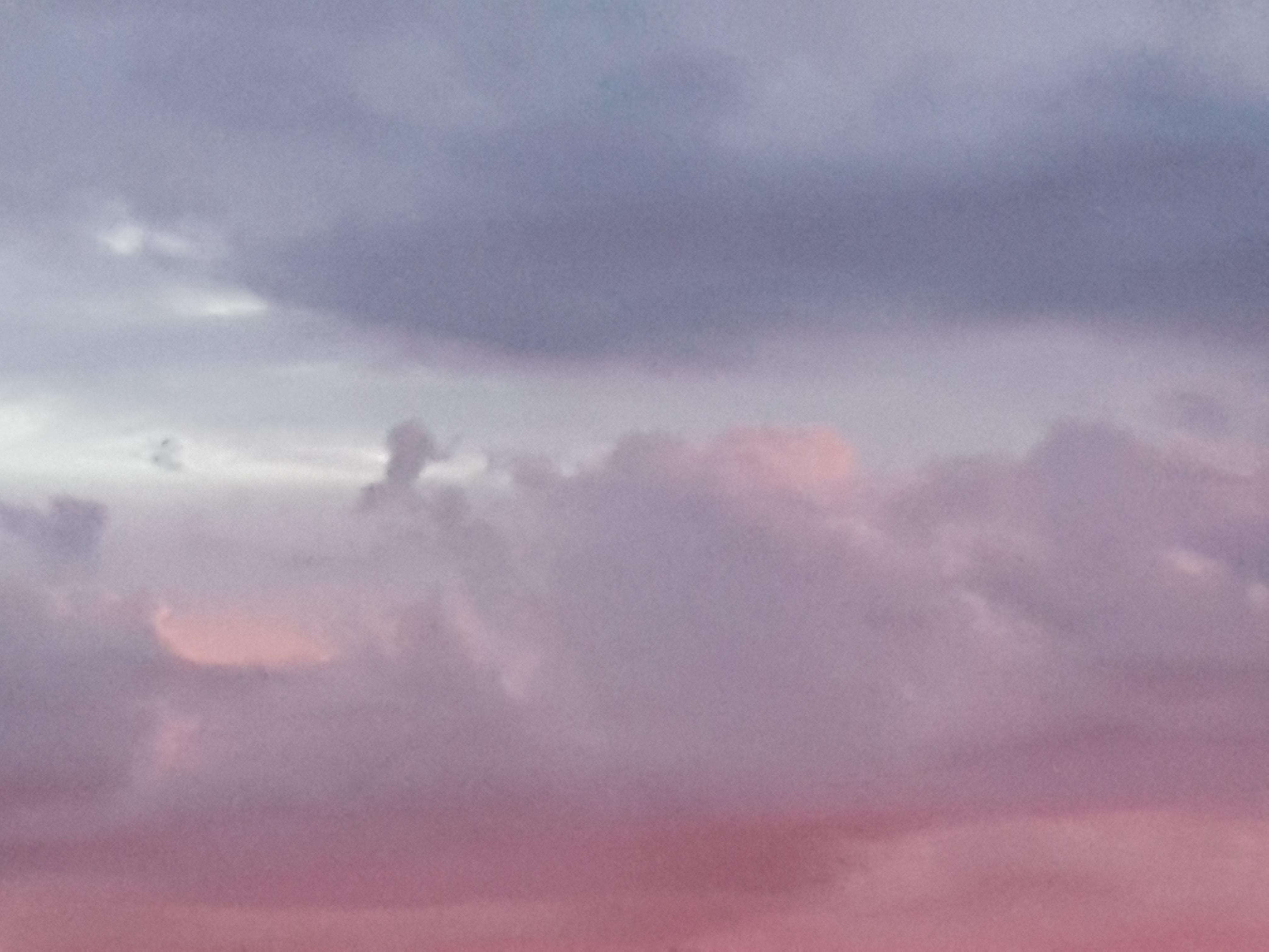 a pic i took of the pink clouds at sunset! | Scrolller