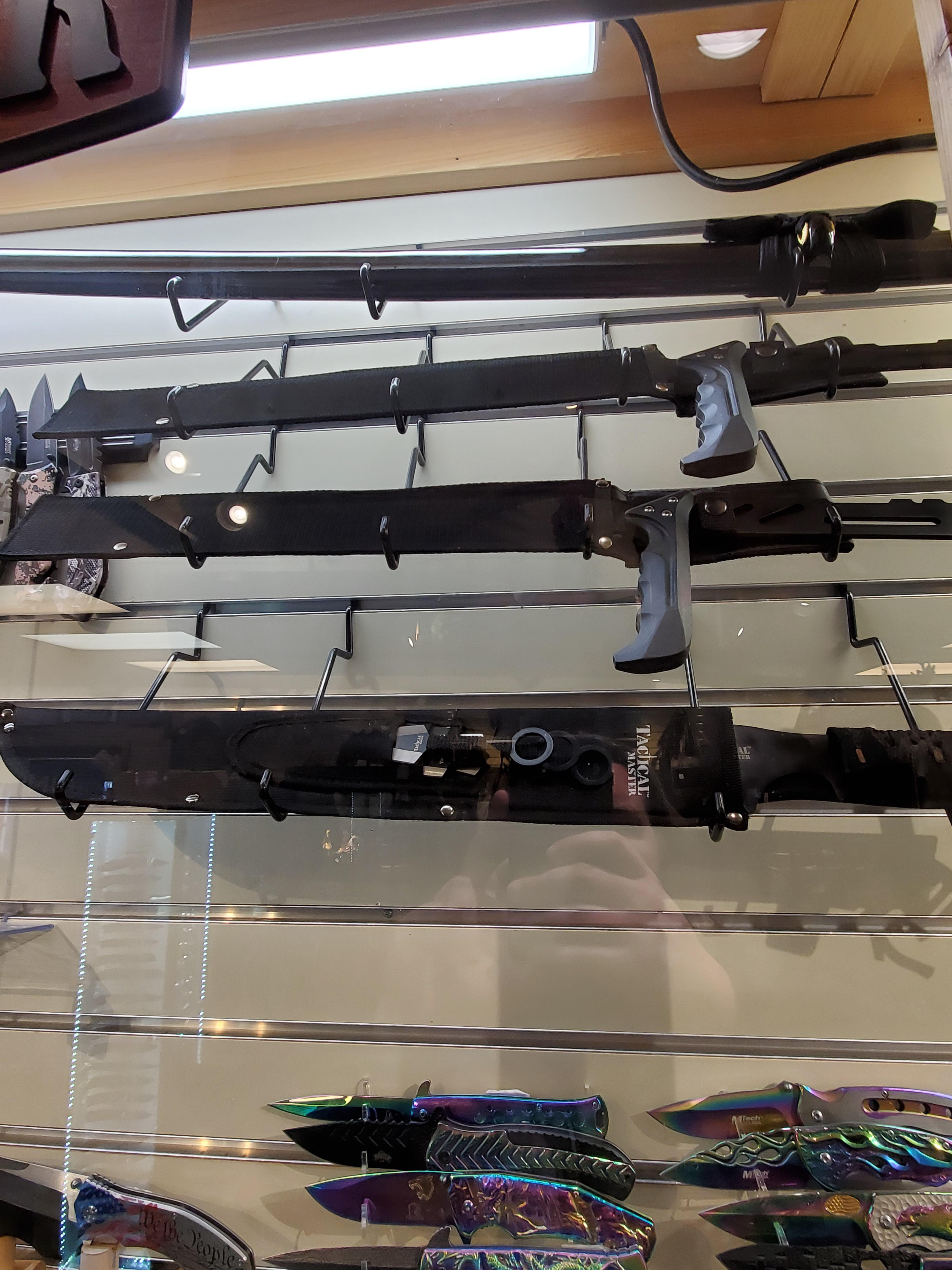 A pistol grip... Machete? | Scrolller