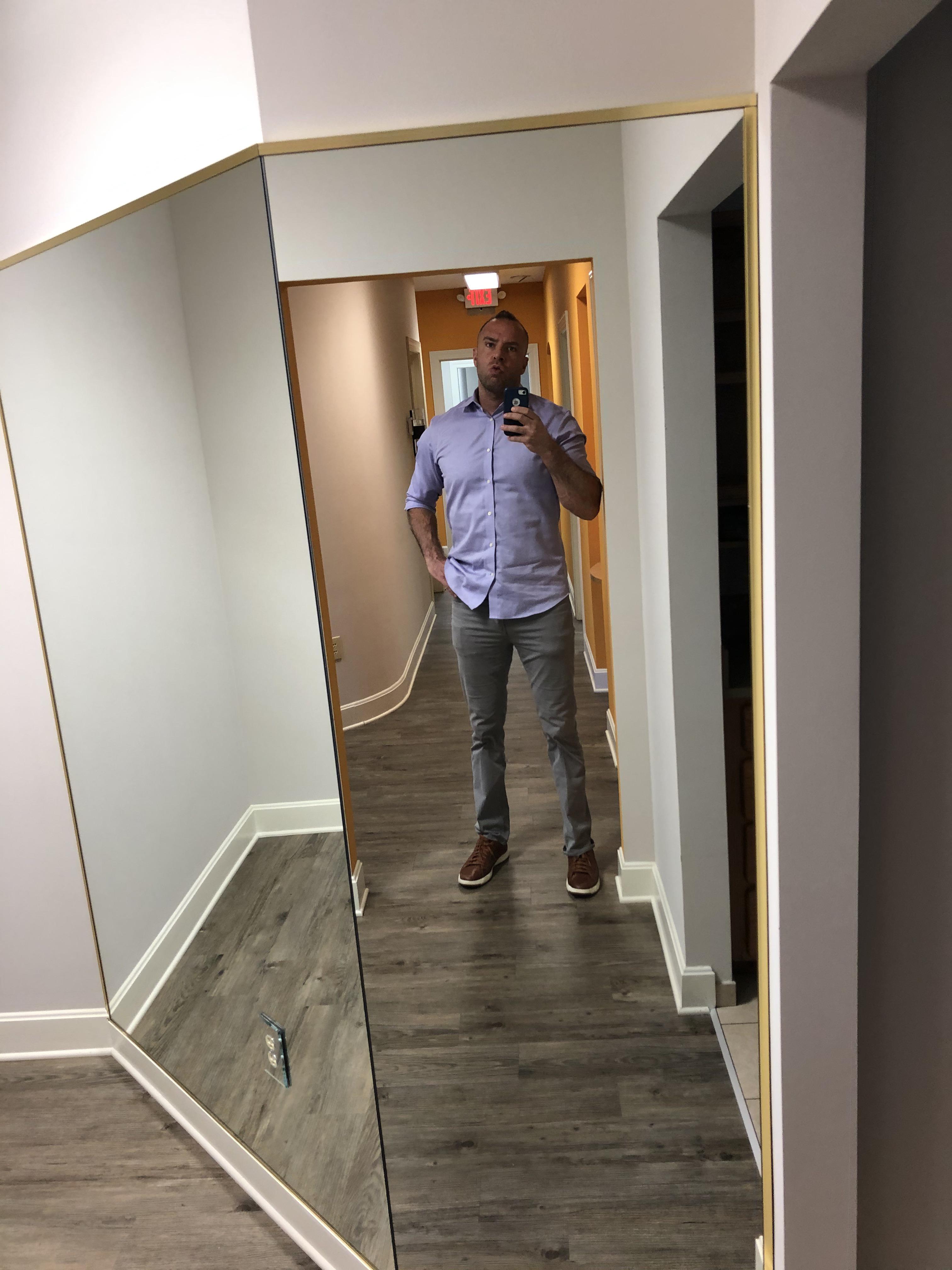 A rare sighting of me with clothes on. The come off easily! | Scrolller