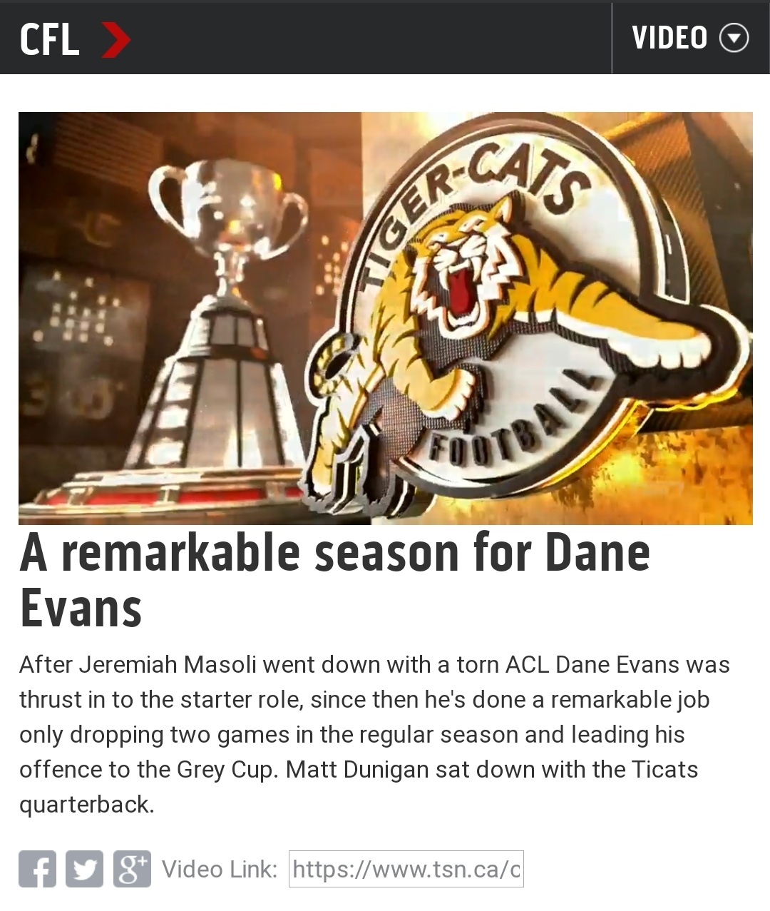 A remarkable season for Dane Evans | Scrolller