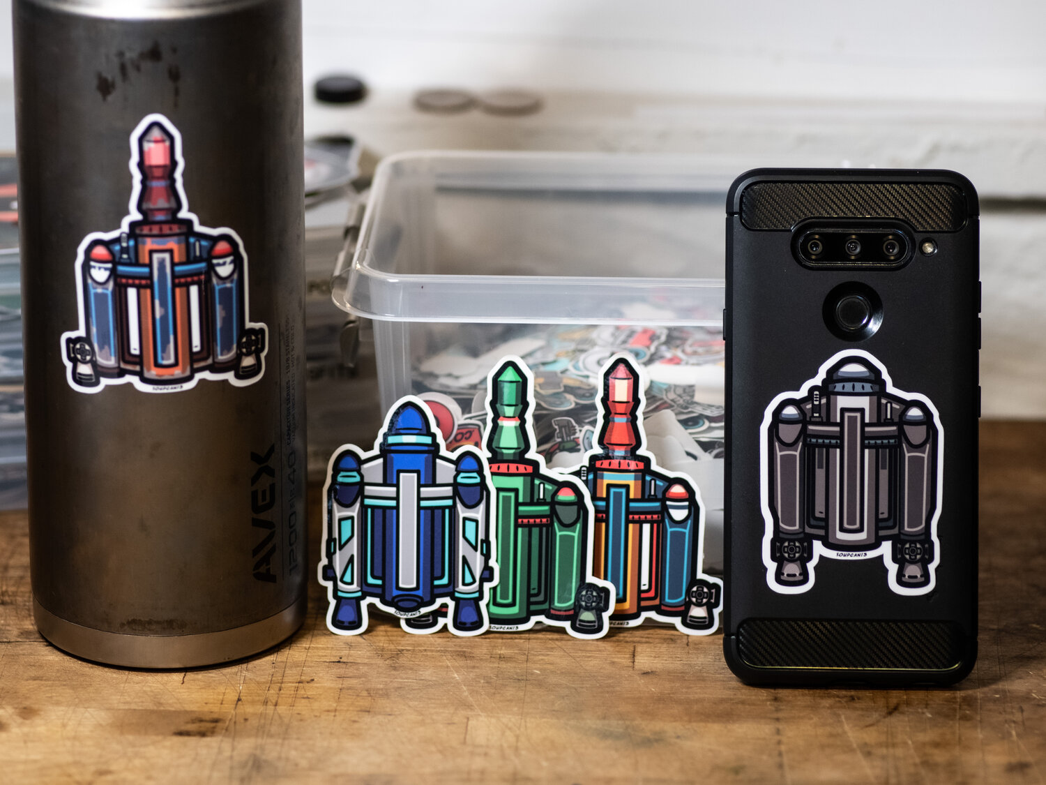 A series of jetpack stickers I designed inspired by my favorite bounty hunters | Scrolller